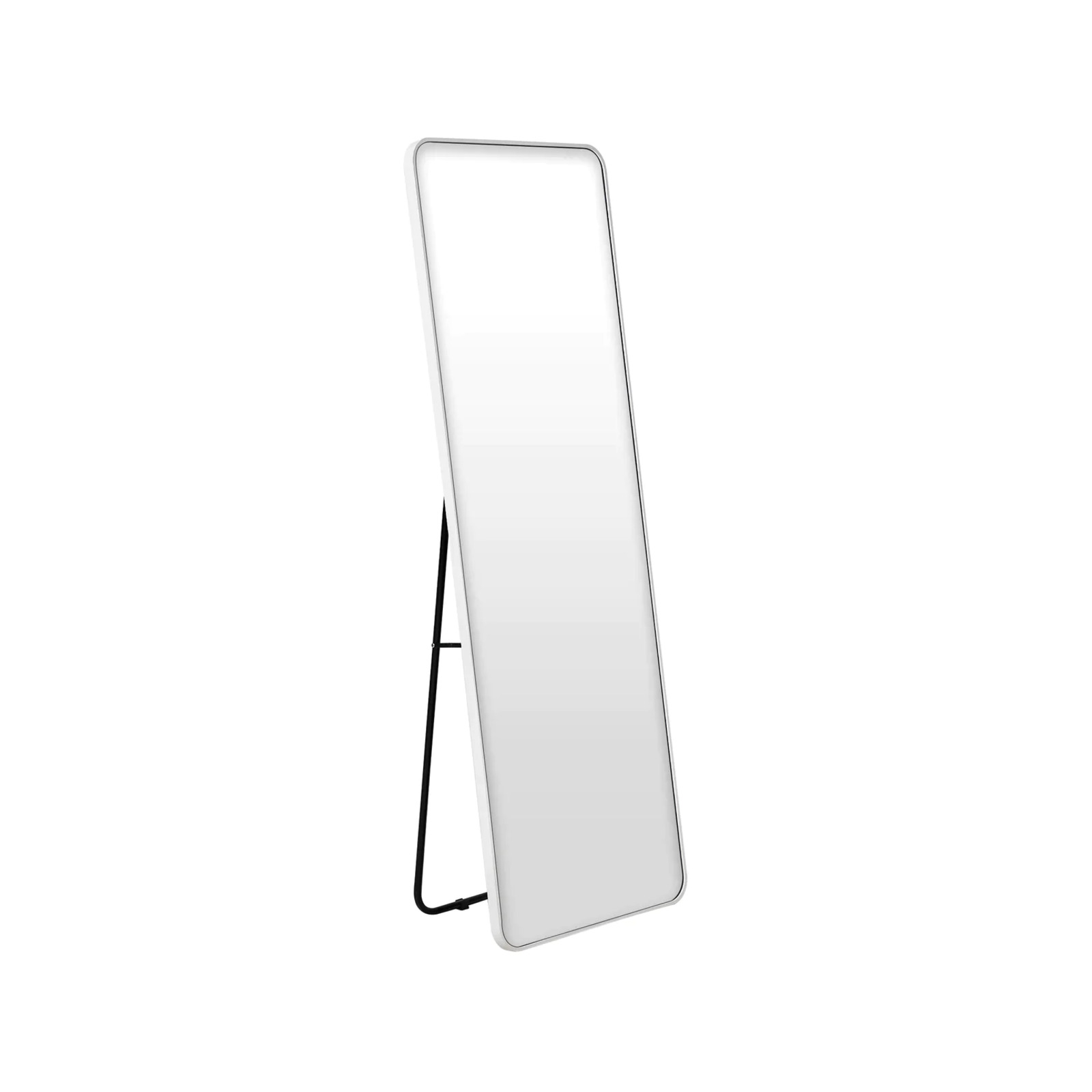 Metal Rectangular Full Length Standing White Metal Frame - Bunnings ...