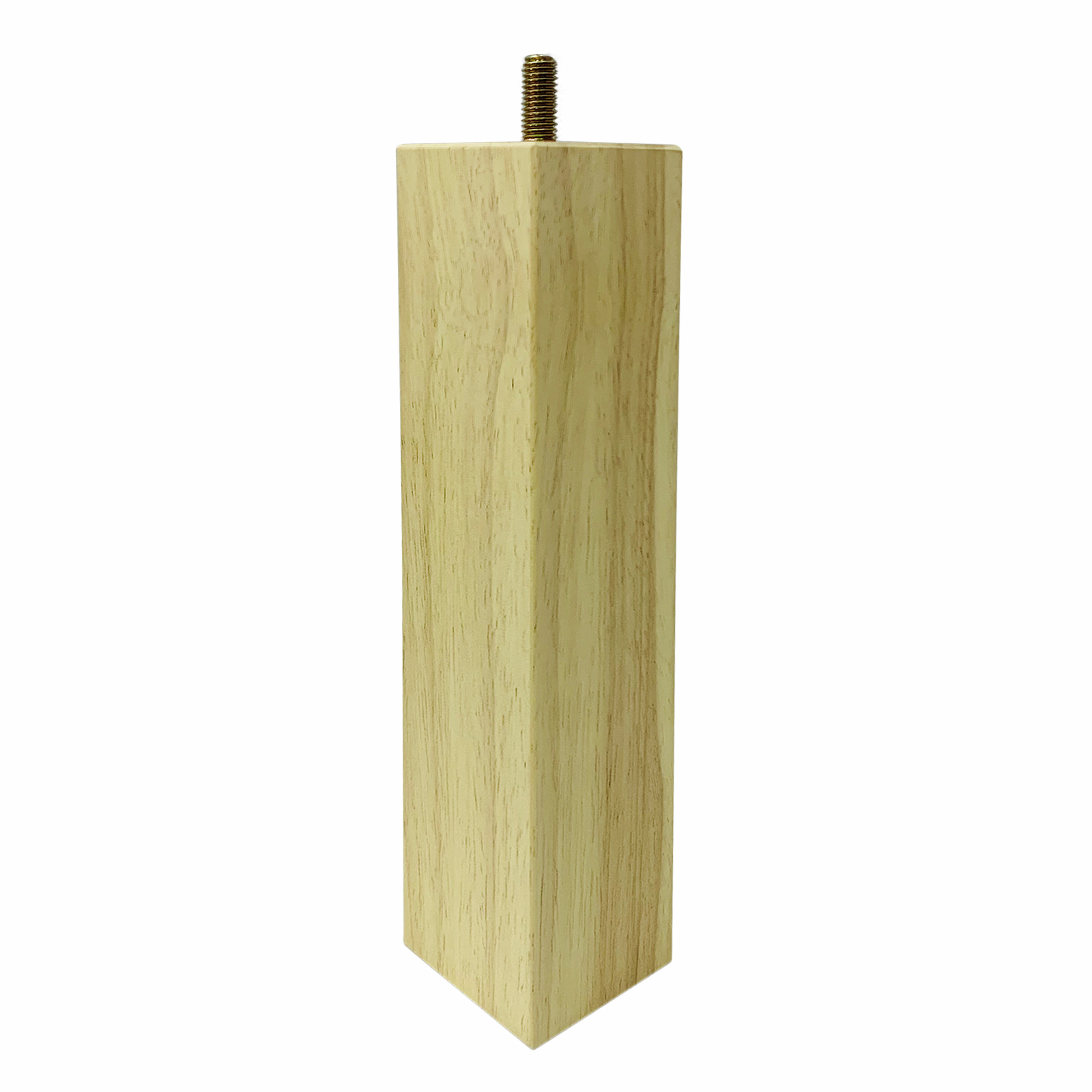 Adoored 53 x 53 x 250mm Raw Wood Square Furniture Leg - Bunnings Australia