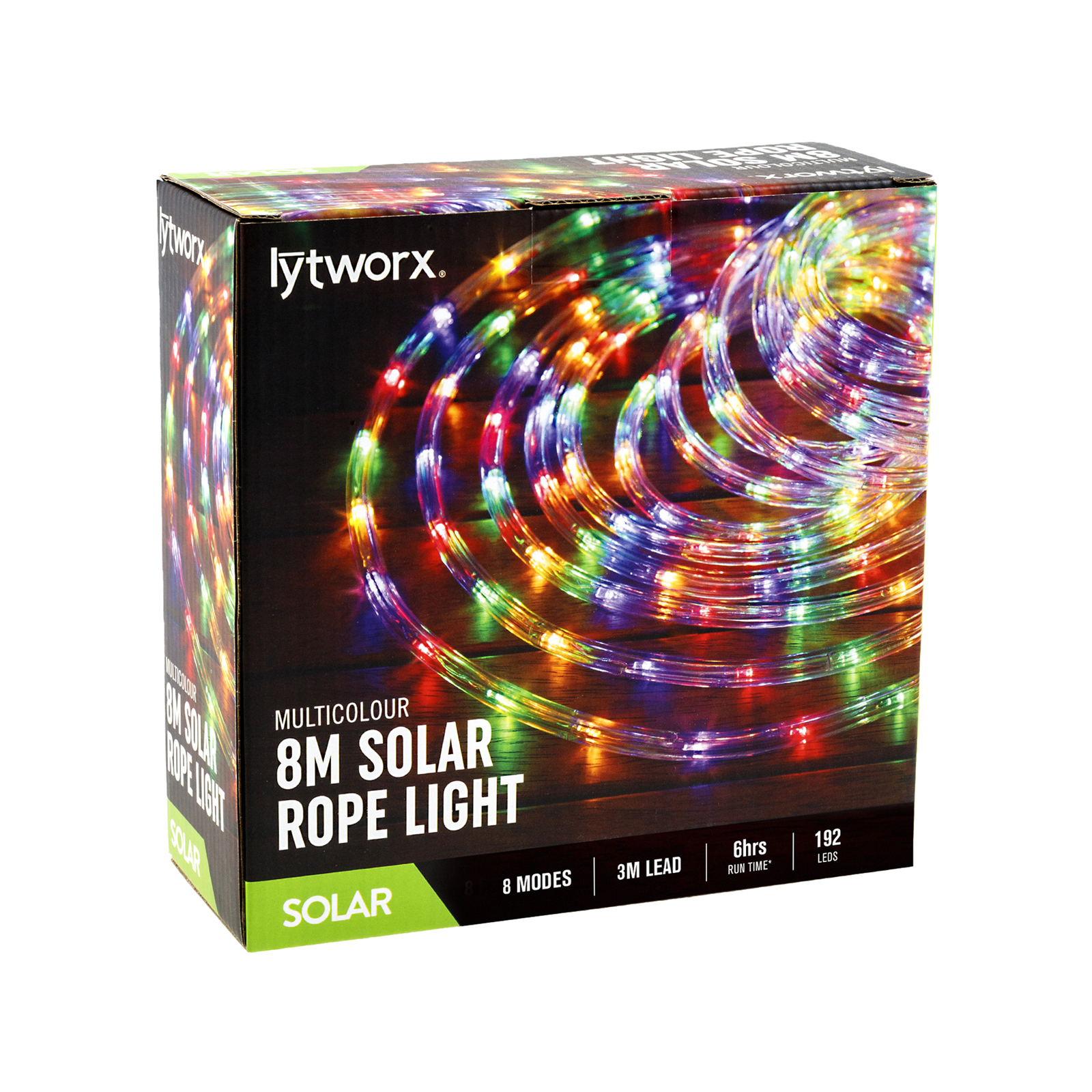 Lytworx 8m Multicolour LED Solar Rope Light - Bunnings Australia