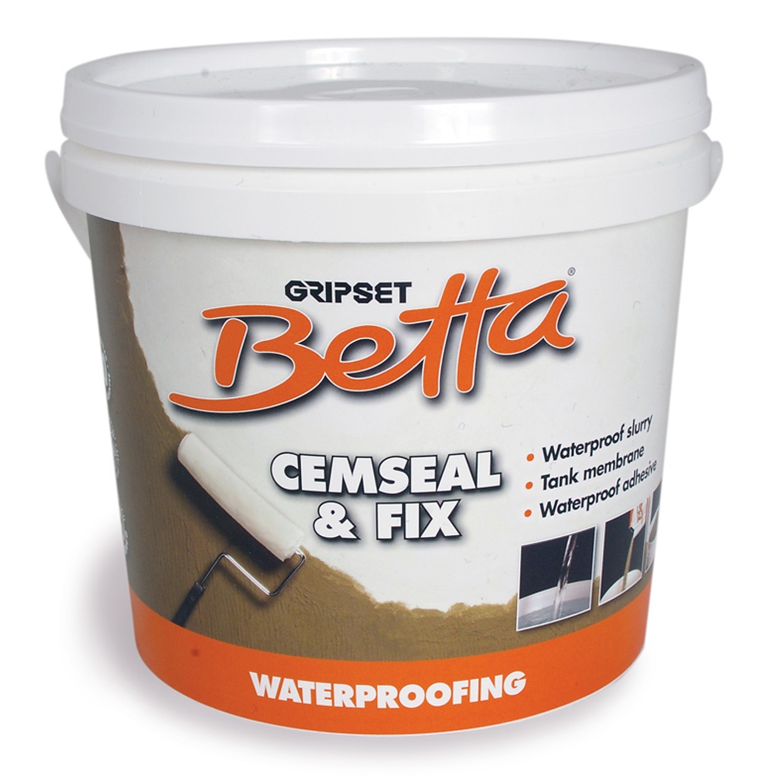 Gripset Betta 4kg Cemseal And Fix Waterproofing Membrane - Bunnings ...