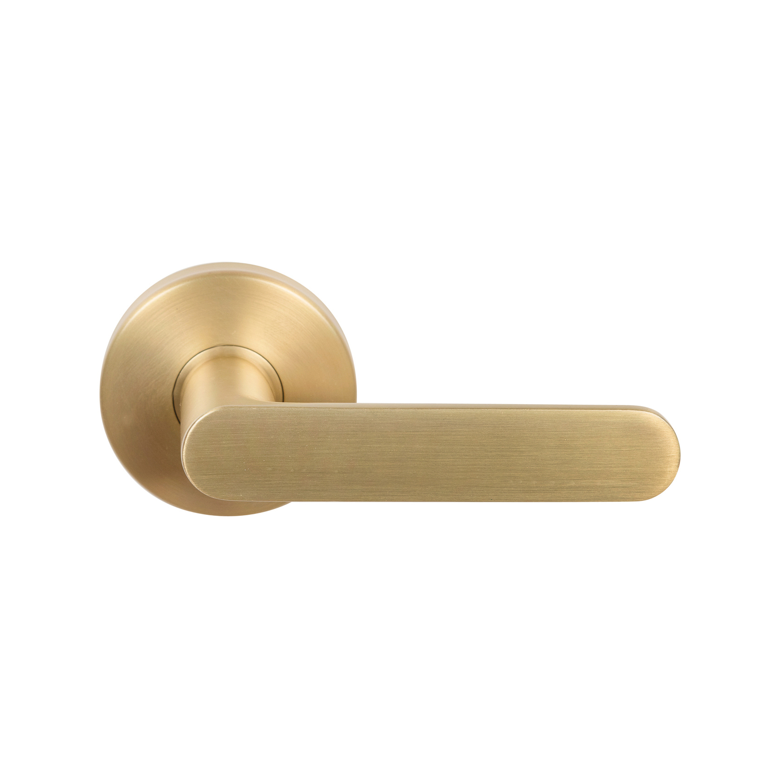 Ikonic Oslo Brushed Brass Oslo Dummy Lever - Bunnings Australia