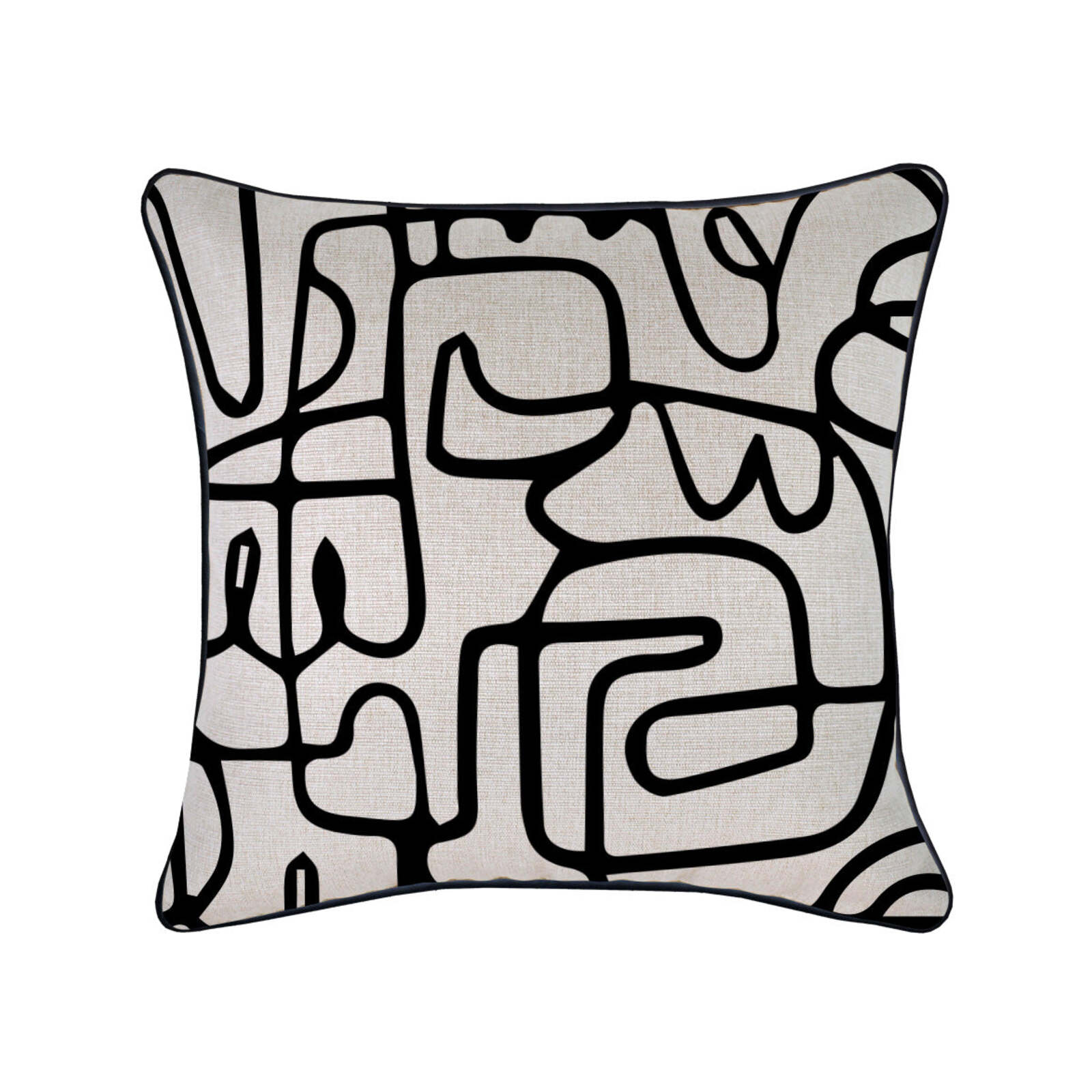 Cushion Cover-With Piping-Cover-Art-Studio-45cm x 45cm - Bunnings Australia