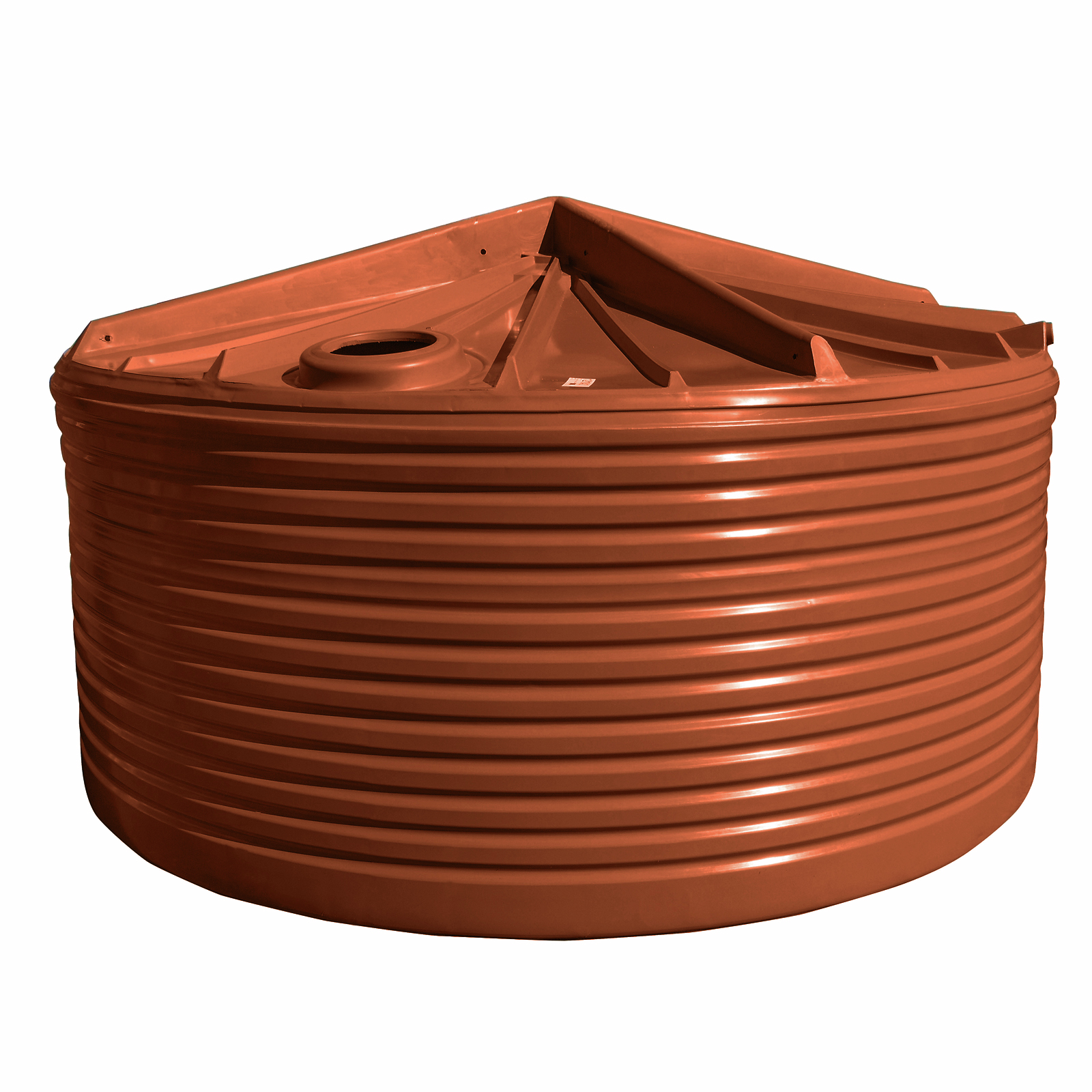 Clark Tanks 23600L Round Poly Water Tank - Heritage Red - Bunnings ...