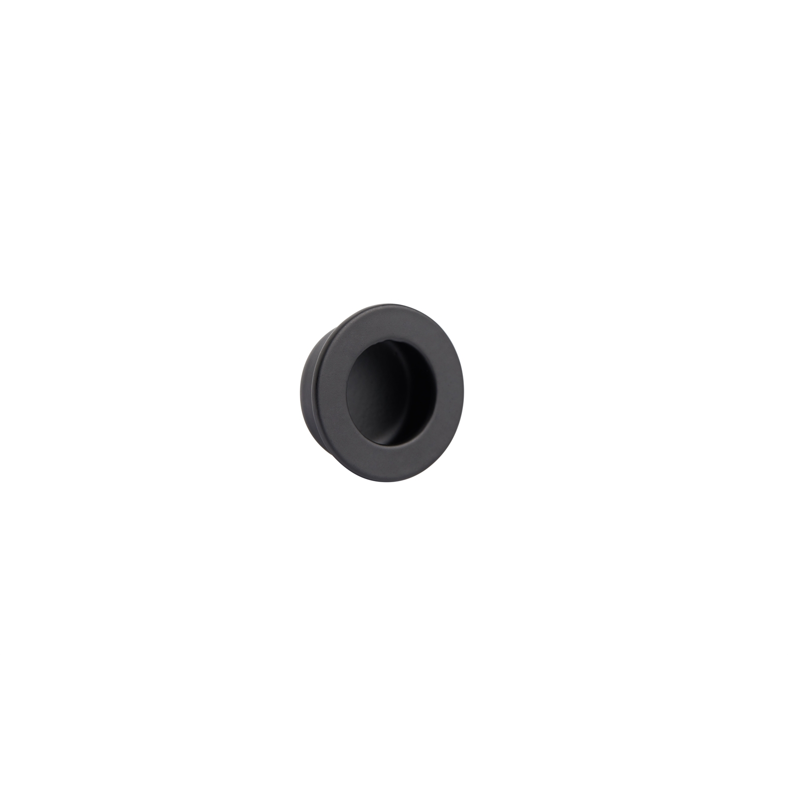 Delf Trade 30mm Matte Black Round Finger Pull - Bunnings Australia