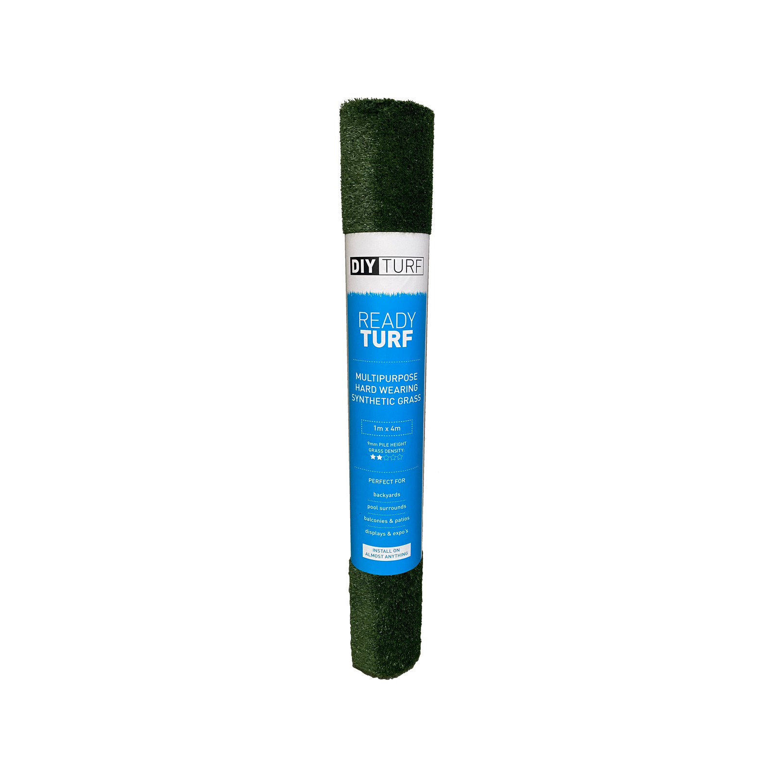 DIY Turf 1x 4m 9mm Pile Ready Turf Synthetic Turf - Bunnings Australia