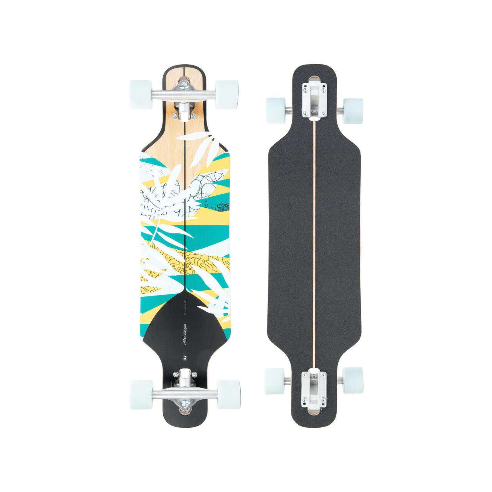 Drop Mini Core Longboard - Blue - Pale Mint - Bunnings Australia