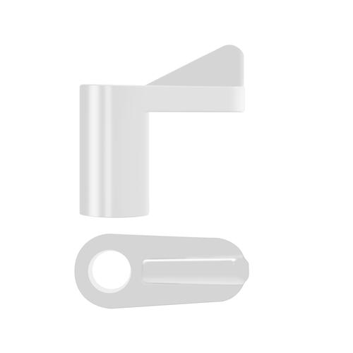 Rolltrak 11mm Clear Fly Screen Clip Offset - 8 Pack - Bunnings Australia