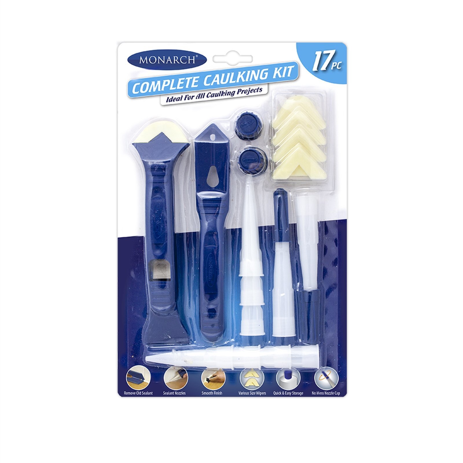 Monarch 17 Piece Complete Caulking Kit - Bunnings Australia