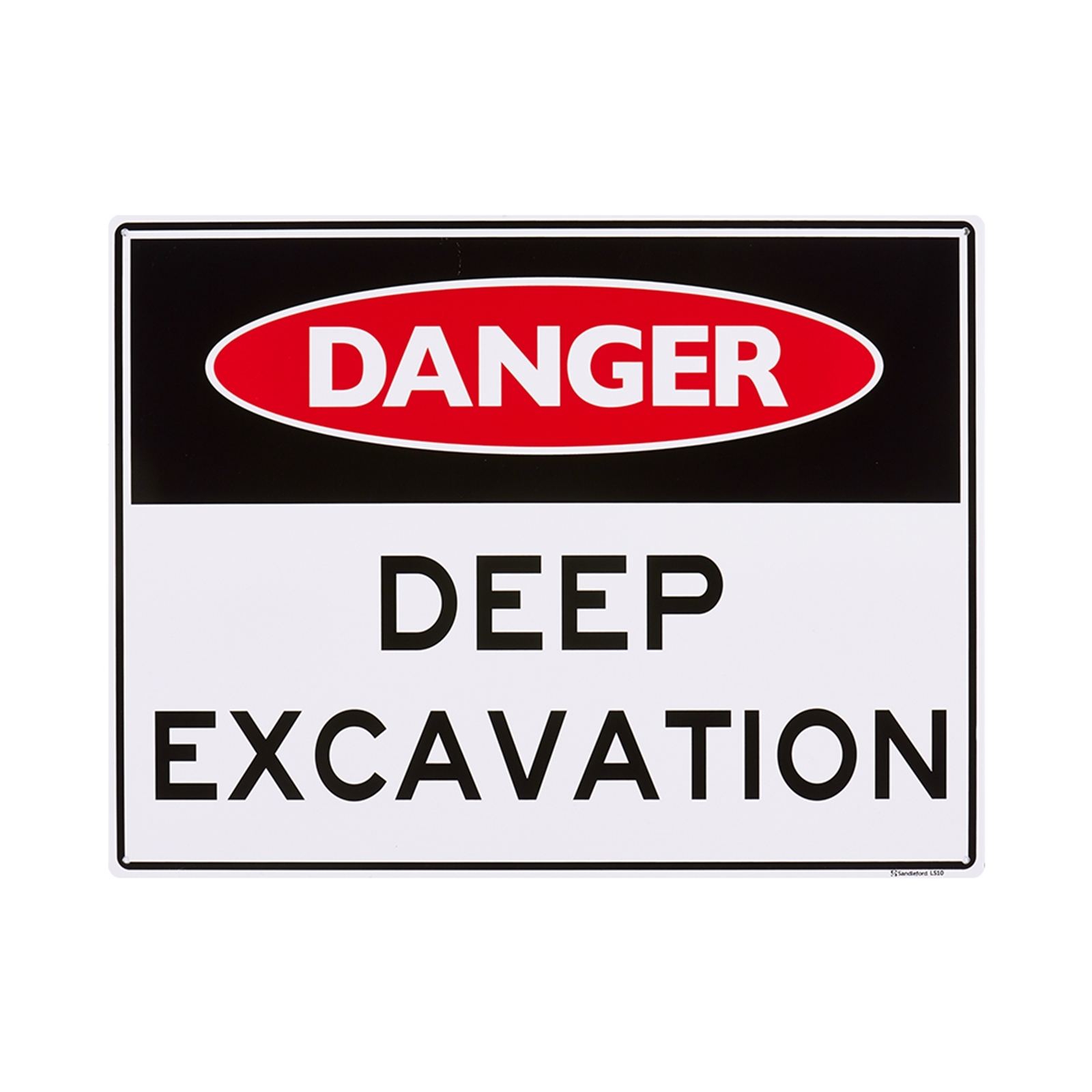Sandleford 450 x 600mm Deep Excavation Plastic Sign - Bunnings Australia