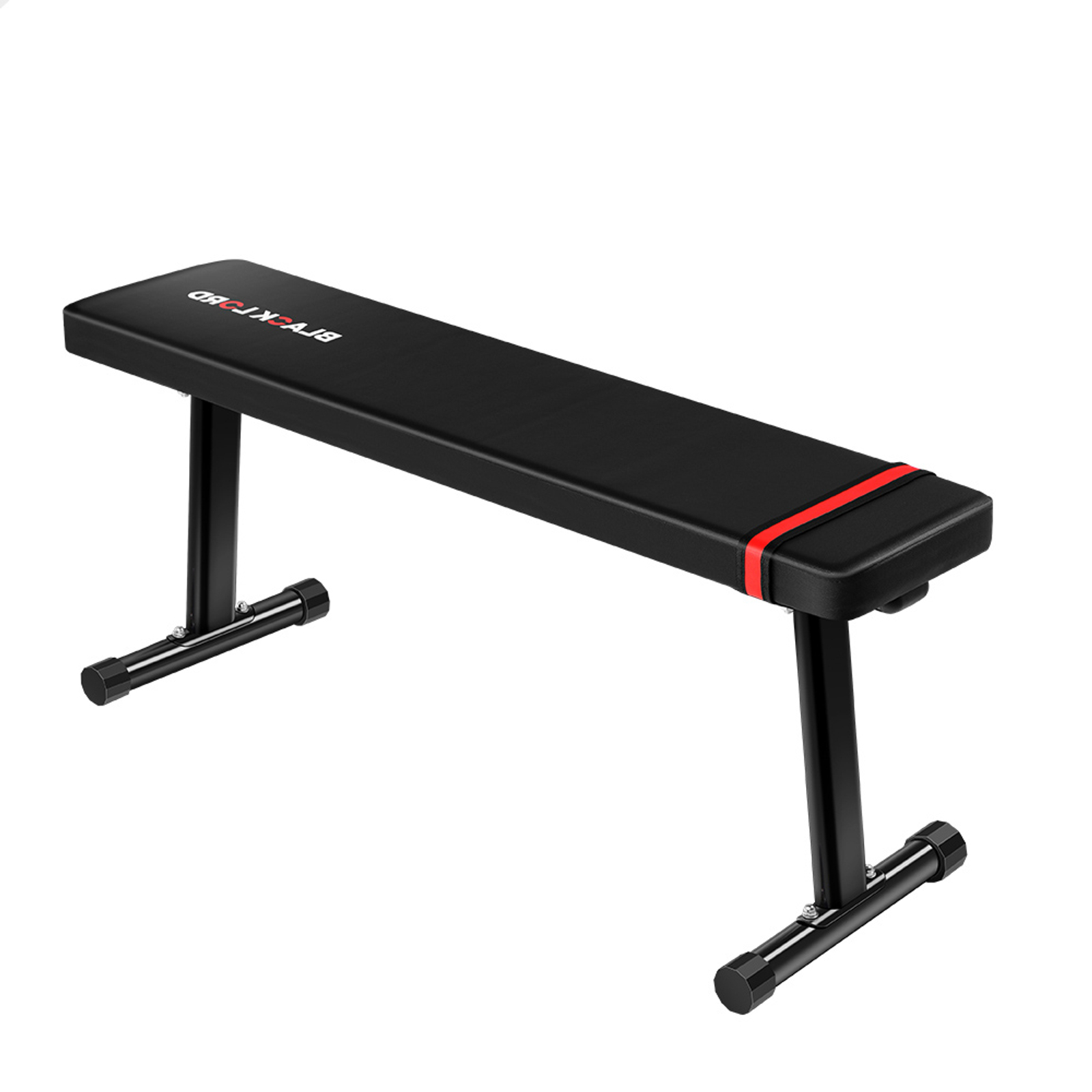 BLACK LORD Essential Flat Exercise Weight Bench - Bunnings Australia