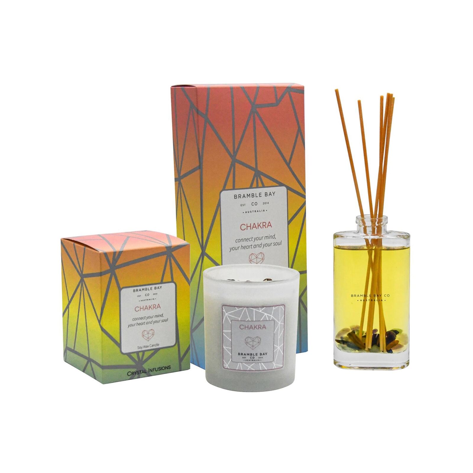Moss St. Fragrances - Wild Orchid Scented Candle & Diffuser Set - 320g / 275ml - Pack of 2 ...