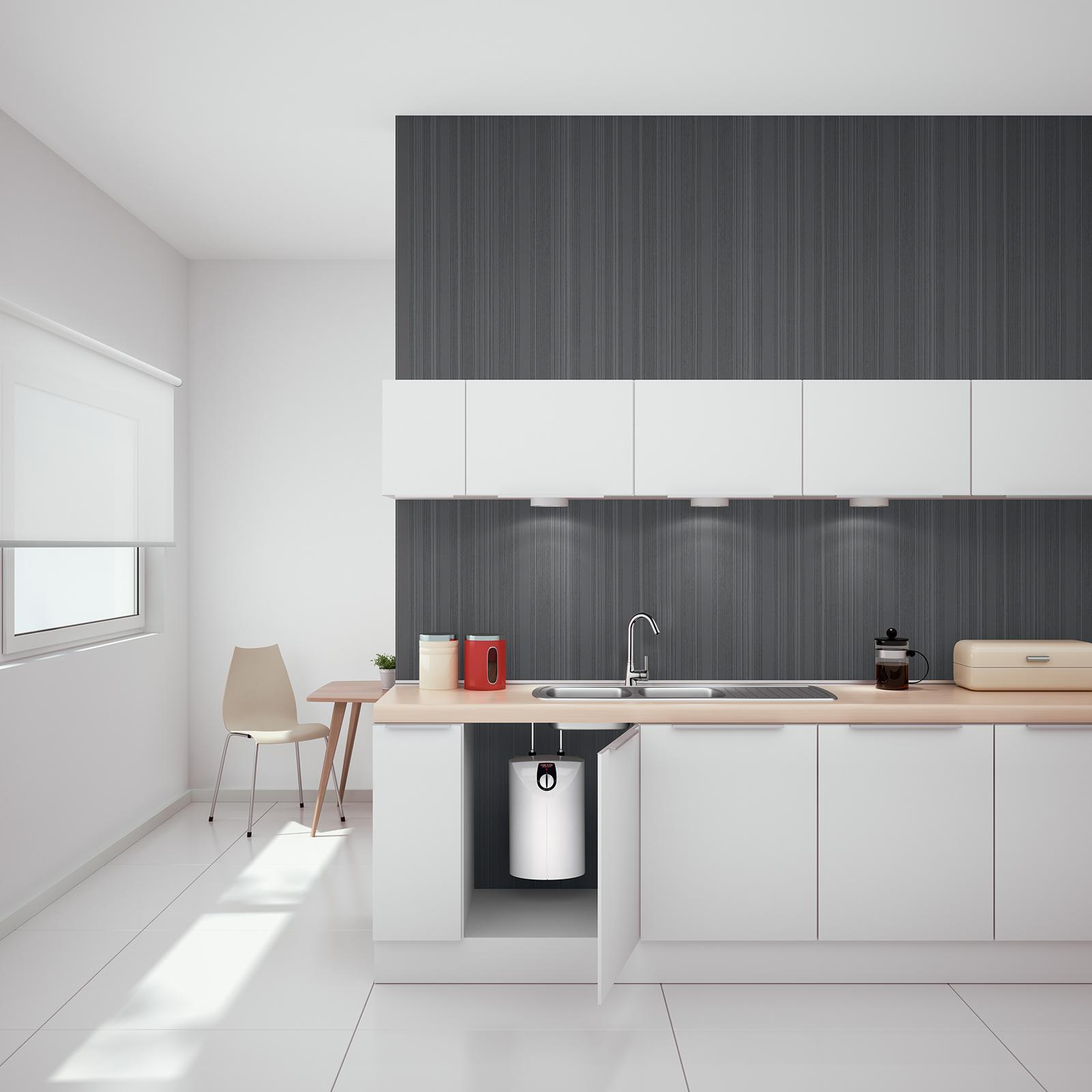 STIEBEL ELTRON SNU 10 Open Vented Water Heater With MES-G Gooseneck Tap ...