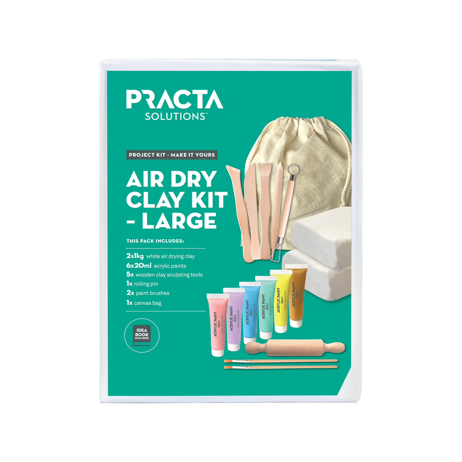 Practa 2kg Large Air Dry Kit - Bunnings New Zealand