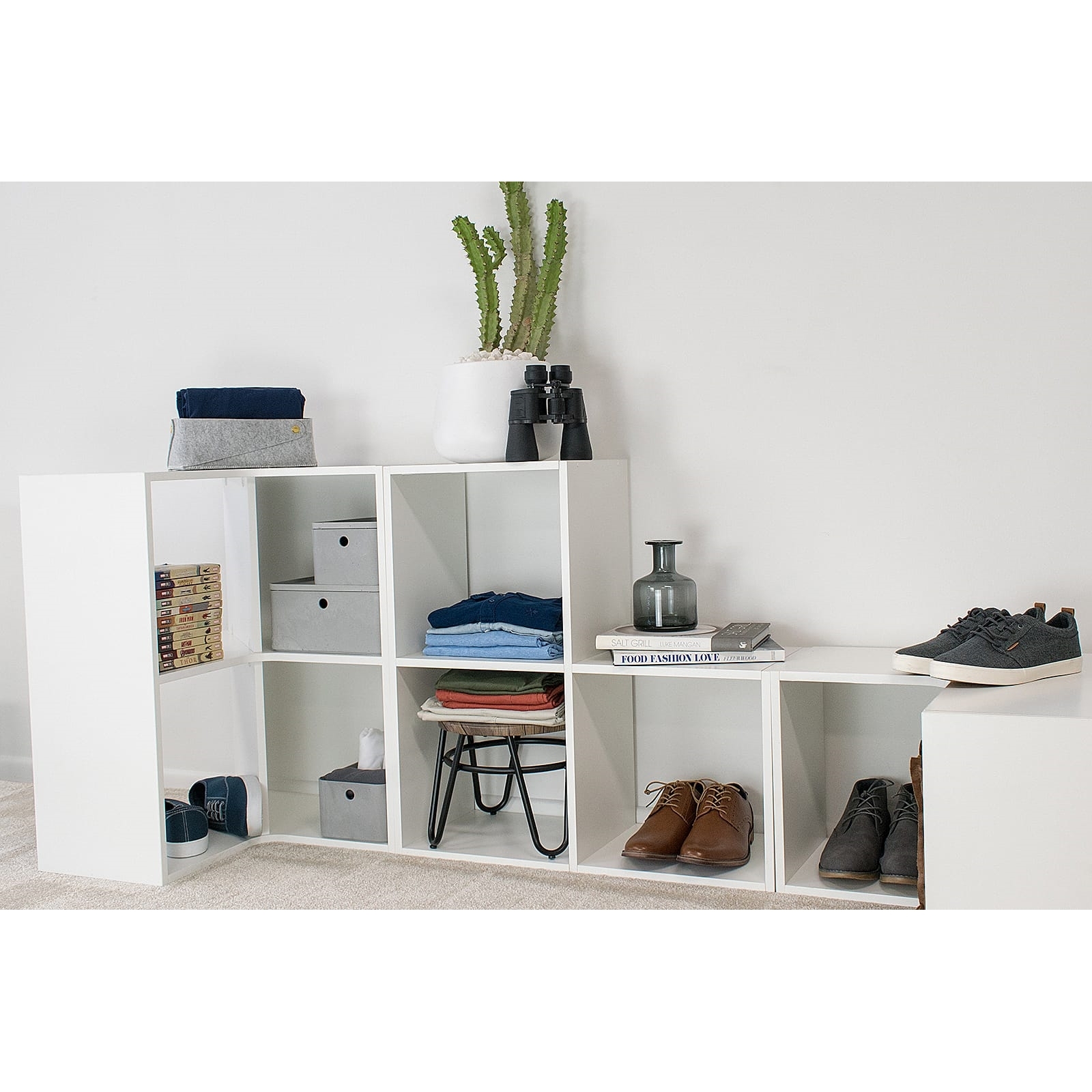 Multistore 720 x 682 x 682 x 390mm Beach 2x2 Cube Corner Unit ...