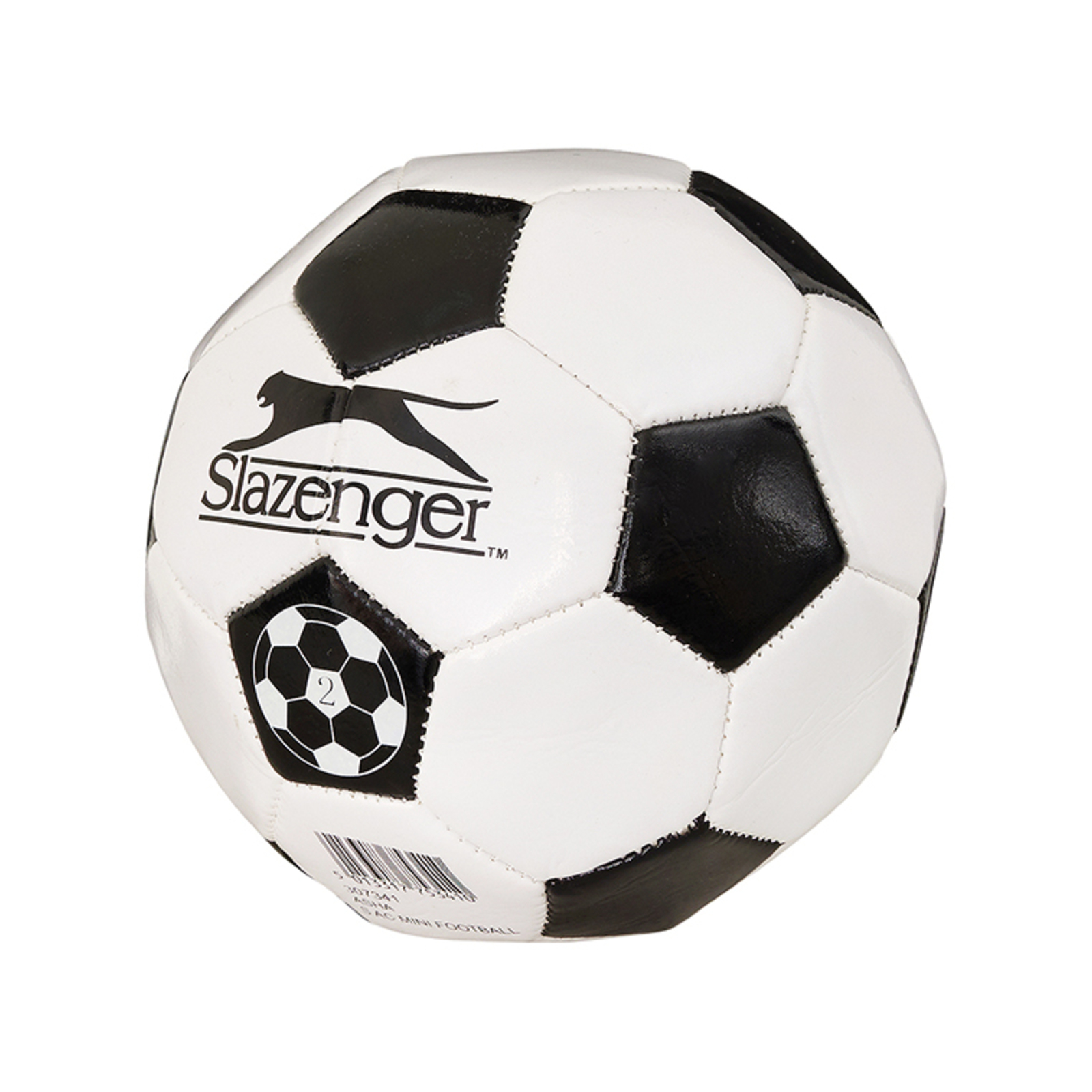 Slazenger Soccer Ball Size 2 WHT/BLK - Bunnings Australia