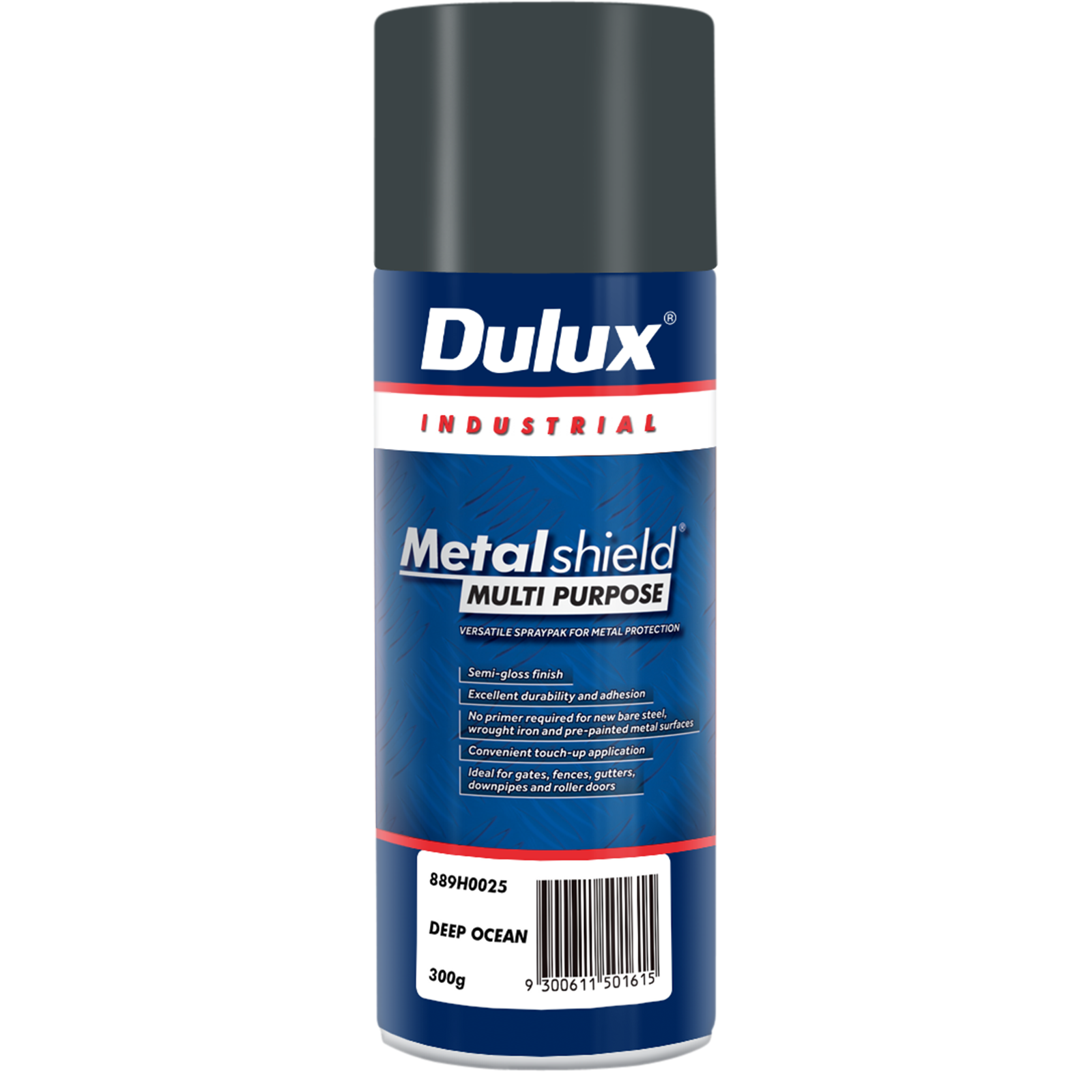 Dulux 300g Metalshield Multipurpose Spray Paint Deep Ocean - Bunnings ...