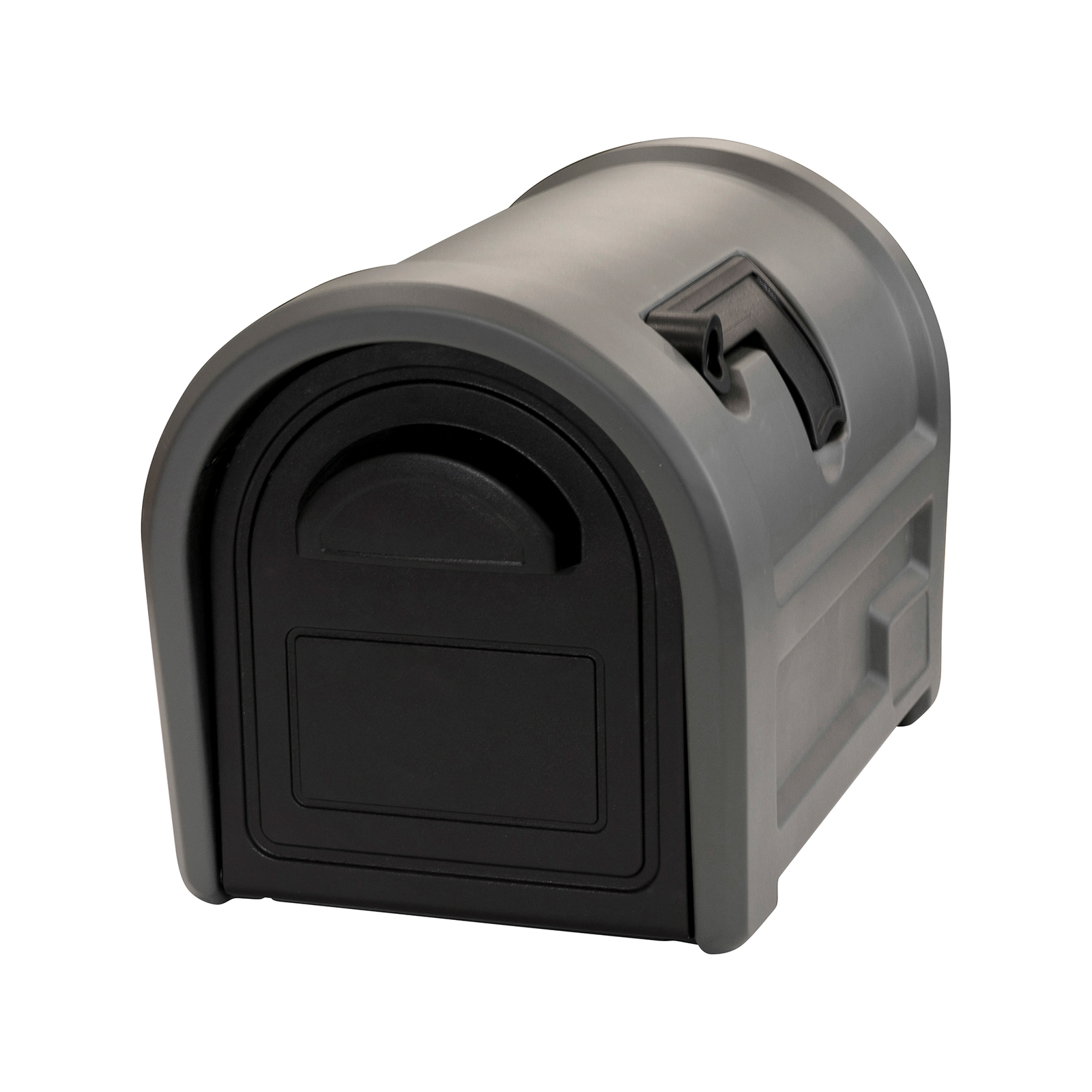 Sandleford Woodland Grey / Black Ranch Plastic Rural Letterbox ...