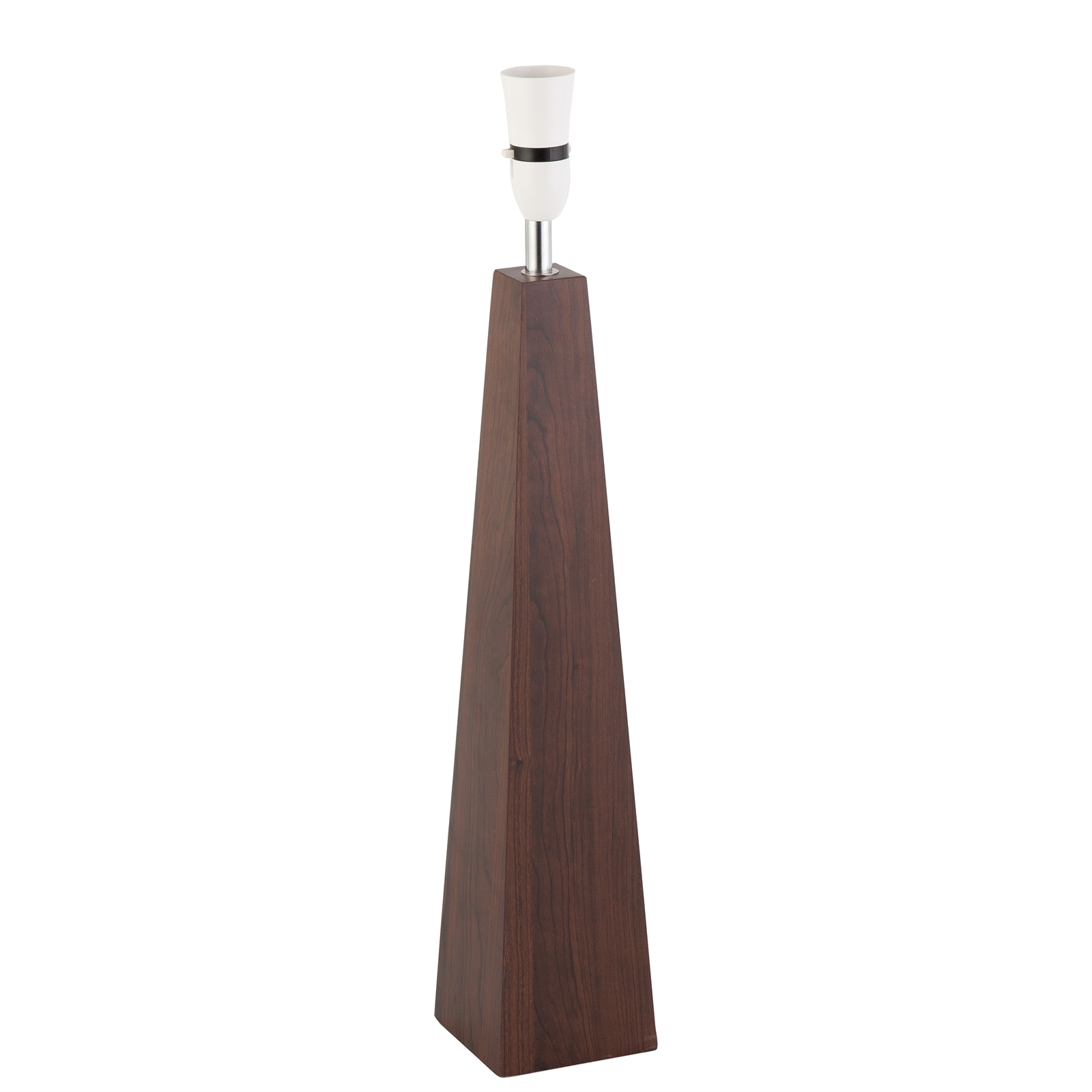 Verve Design Dark Wood Cable Pyramid Lamp Base - Bunnings Australia