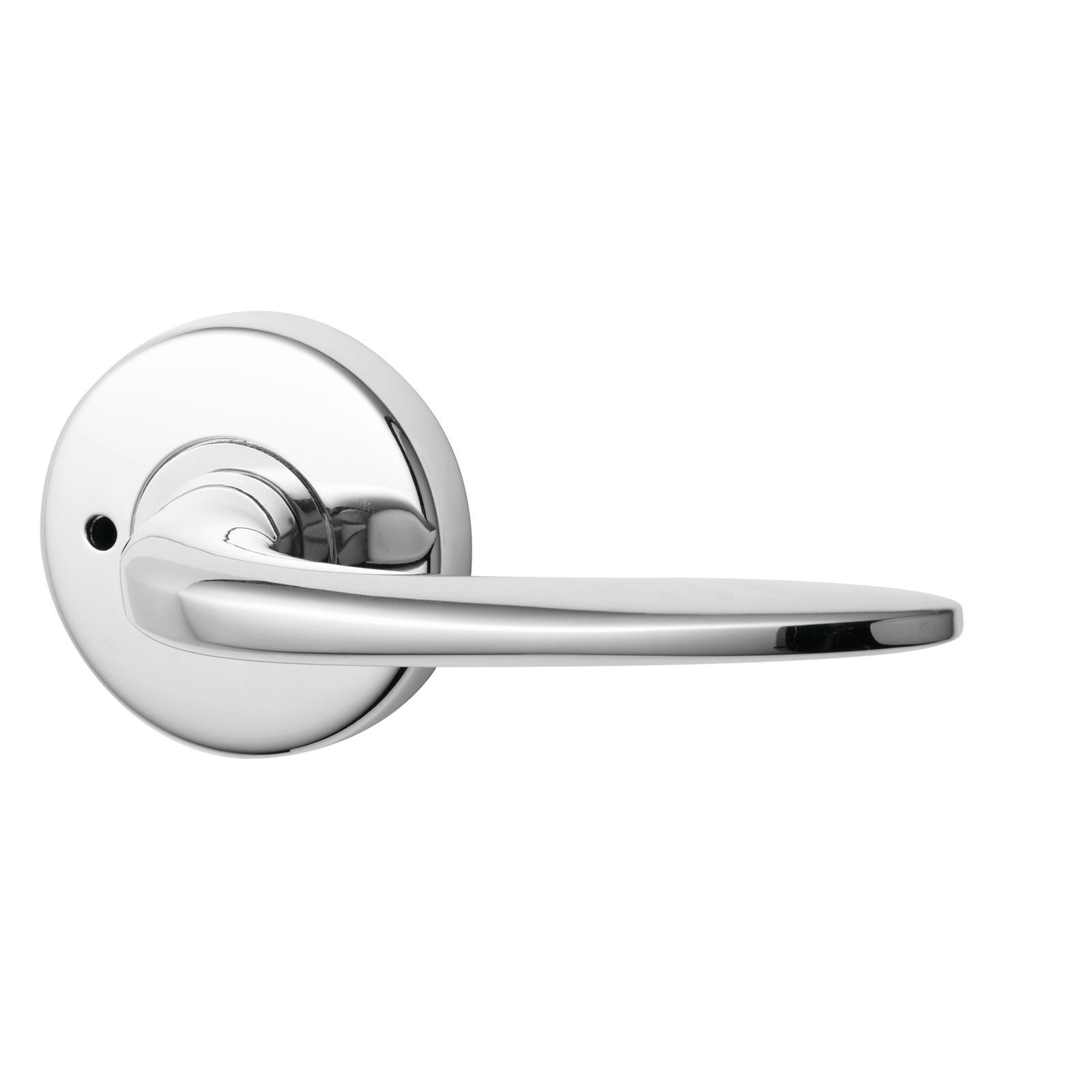 Lockwood Summit Velocity Satin Chrome Pearl Privacy Lever Set ...