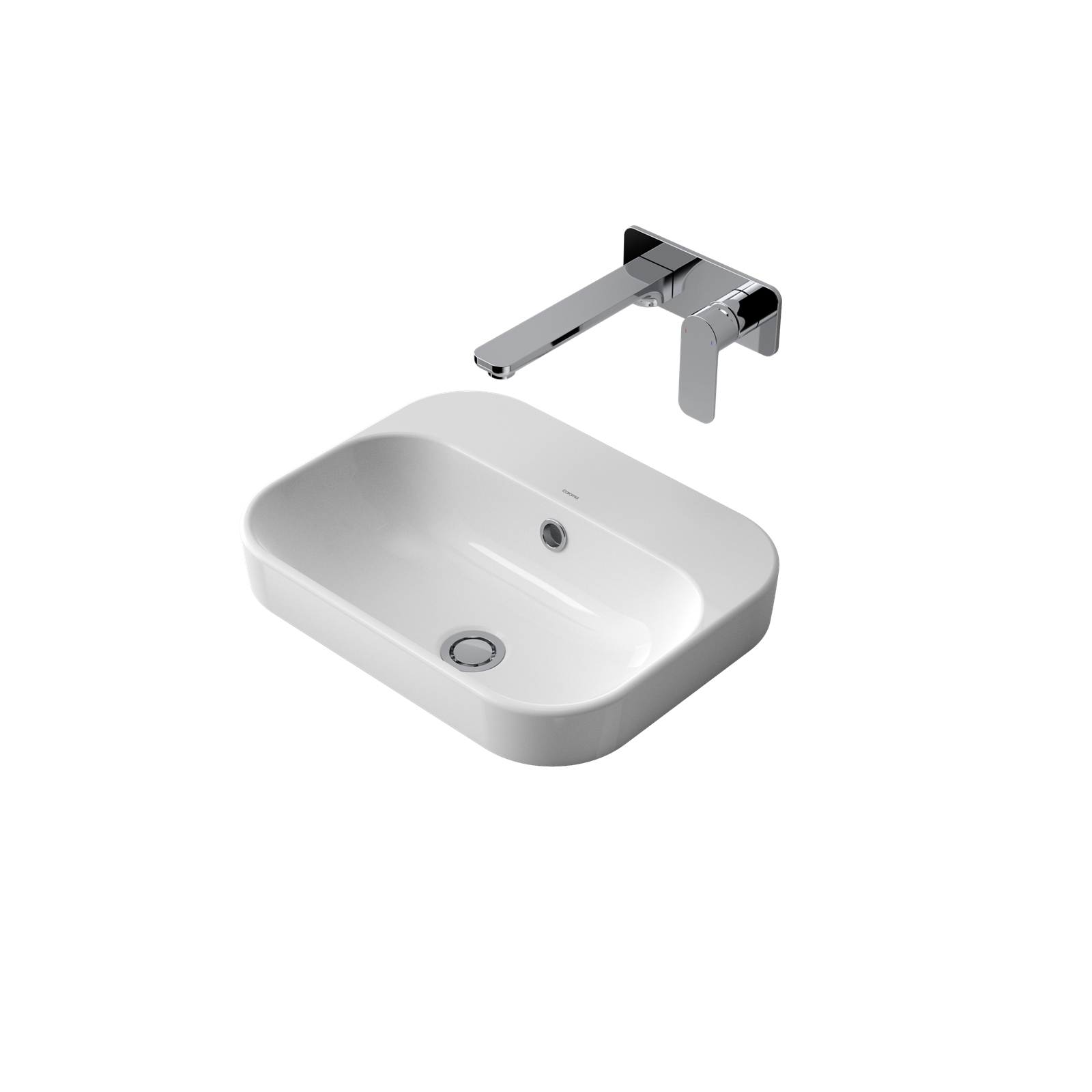 Caroma Luna Inset Basin With No Tap Hole - Bunnings Australia