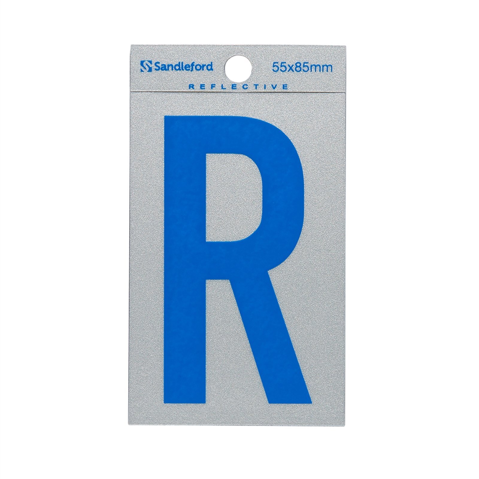 Sandleford 85mm Blue Reflective Self Adhesive House Letter R - Bunnings ...