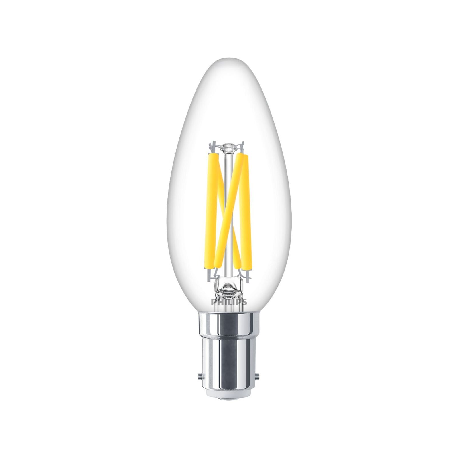 Philips B35 B15 LED 470Lm Clear 3.5W Filament - Bunnings Australia