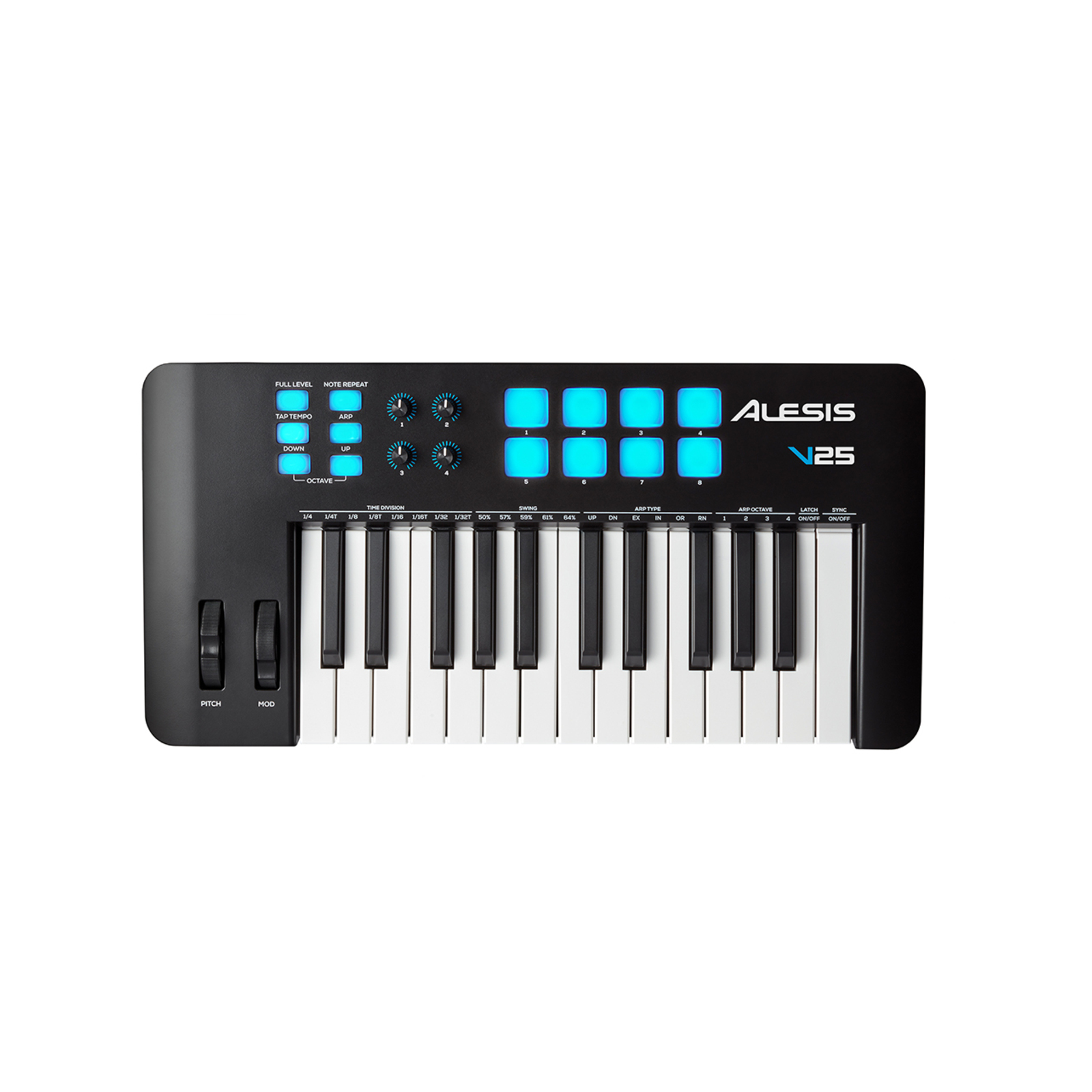 Alesis V25MKII 25 Key USB Keyboard & Pad Controller - Bunnings Australia