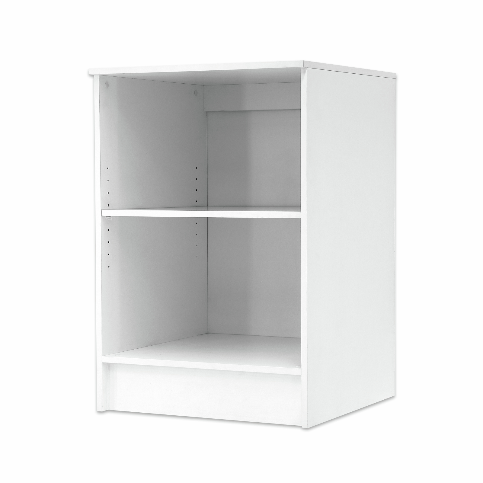 Bedford 884 x 604 x 604mm White High Moisture Resistant Open Base Unit ...