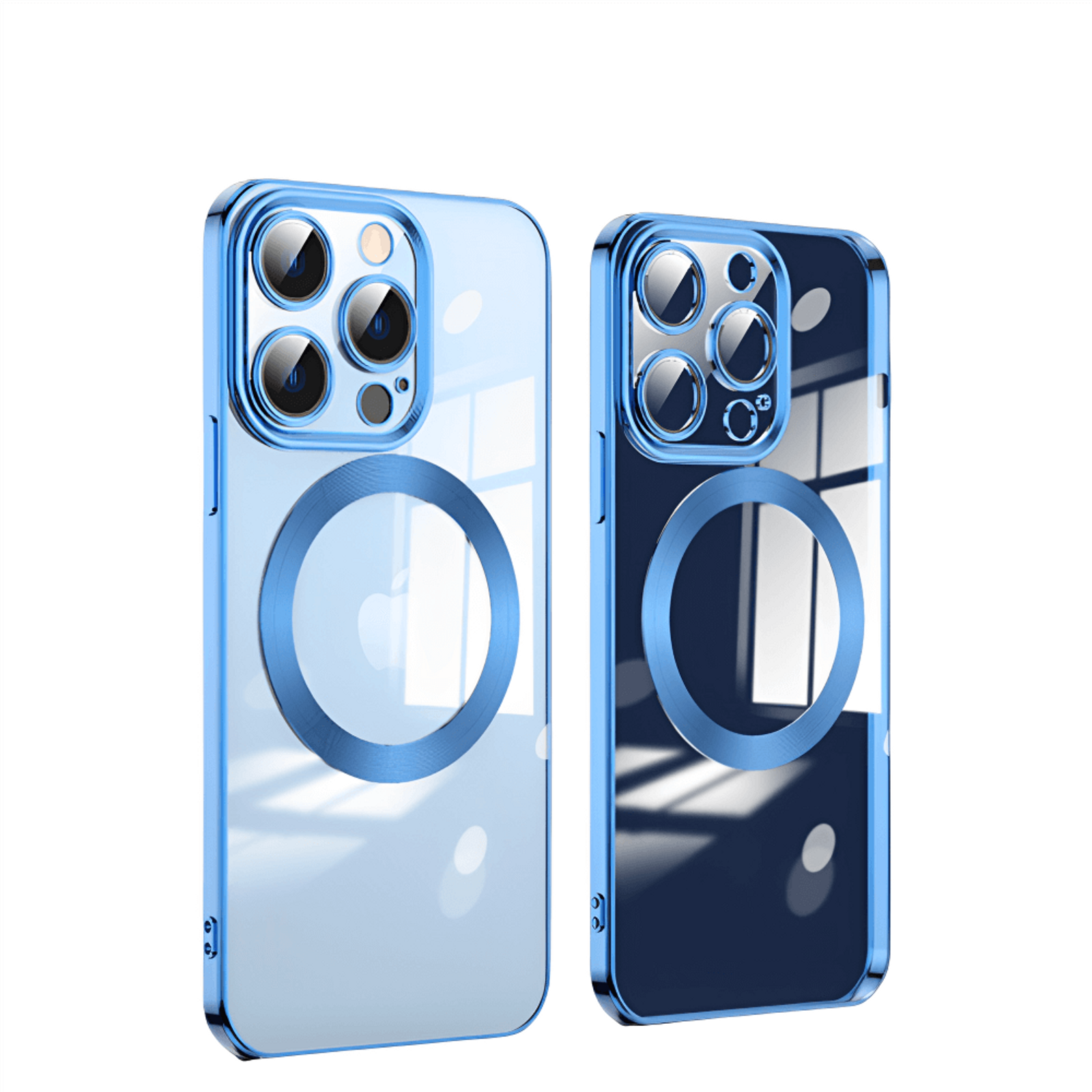 Magsafe TPU Case XS MAX Circle Dark Blue Case Shockproof Cover ...