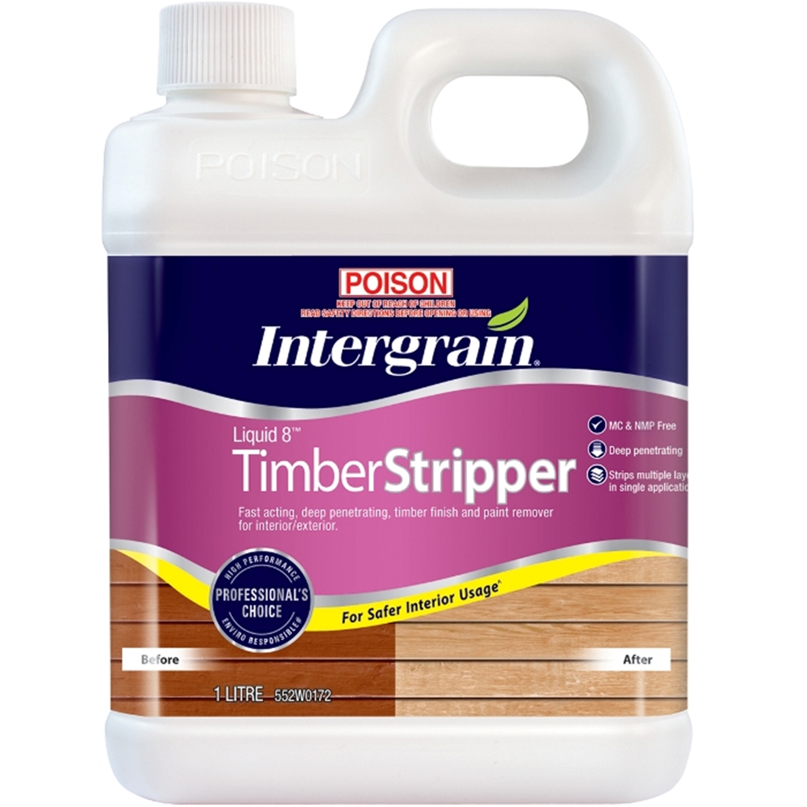 Intergrain 1L Liquid 8 Timber Stripper - Bunnings Australia