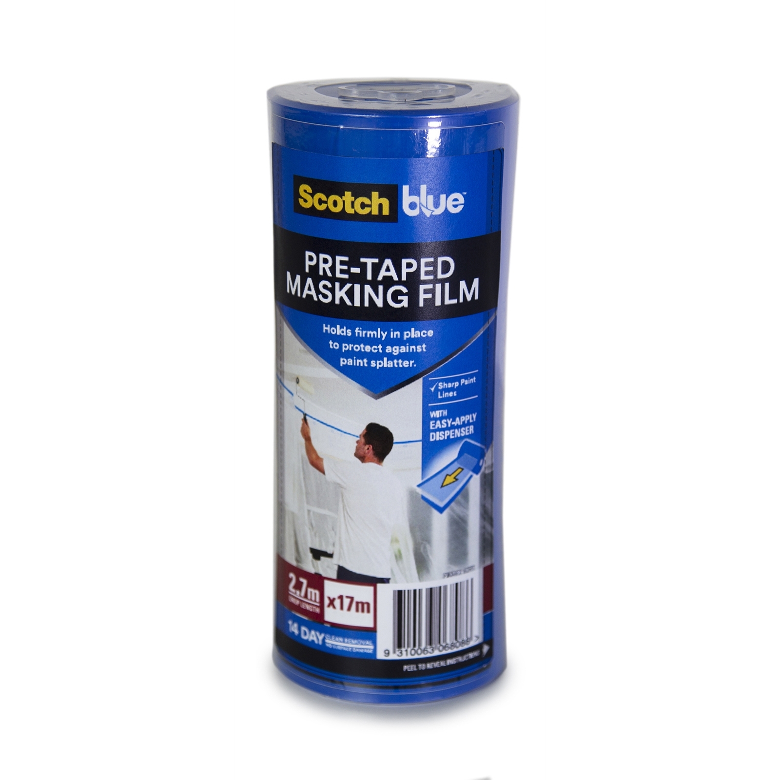 ScotchBlue 2.7m x 17m Pretaped Masking Film - Bunnings Australia