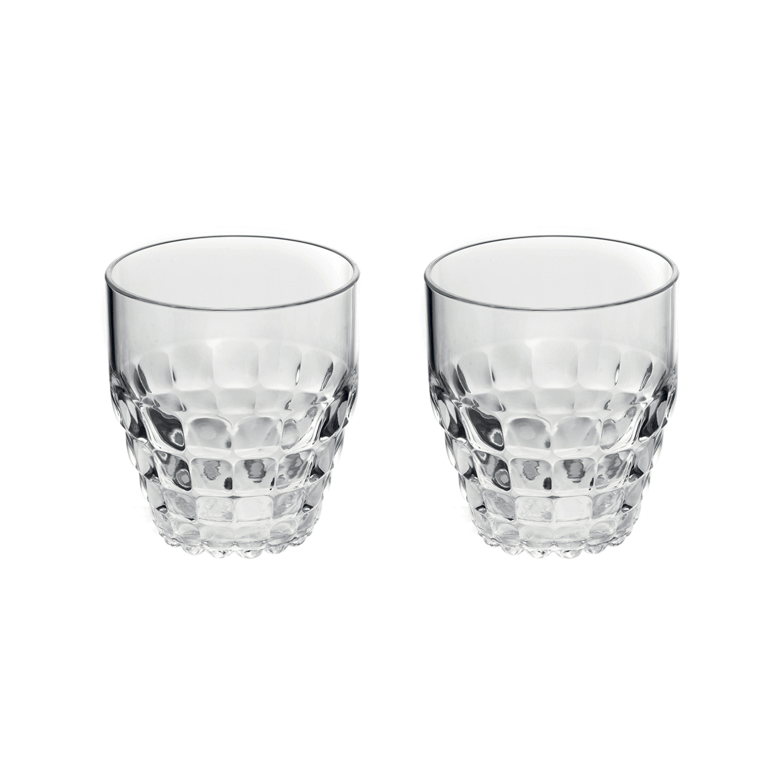 2PK Guzzini Tiffany 350ml/9.5cm Plastic Low Tumbler - Clear - Bunnings Australia
