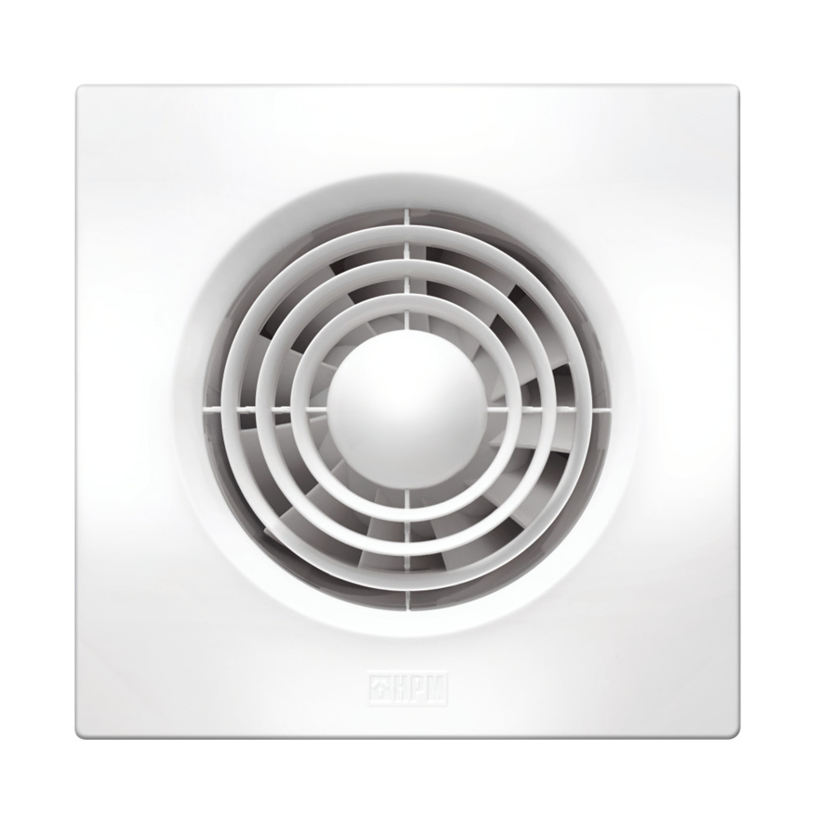 HPM 150mm White Slimline Wall Exhaust Fan Square - Bunnings Australia