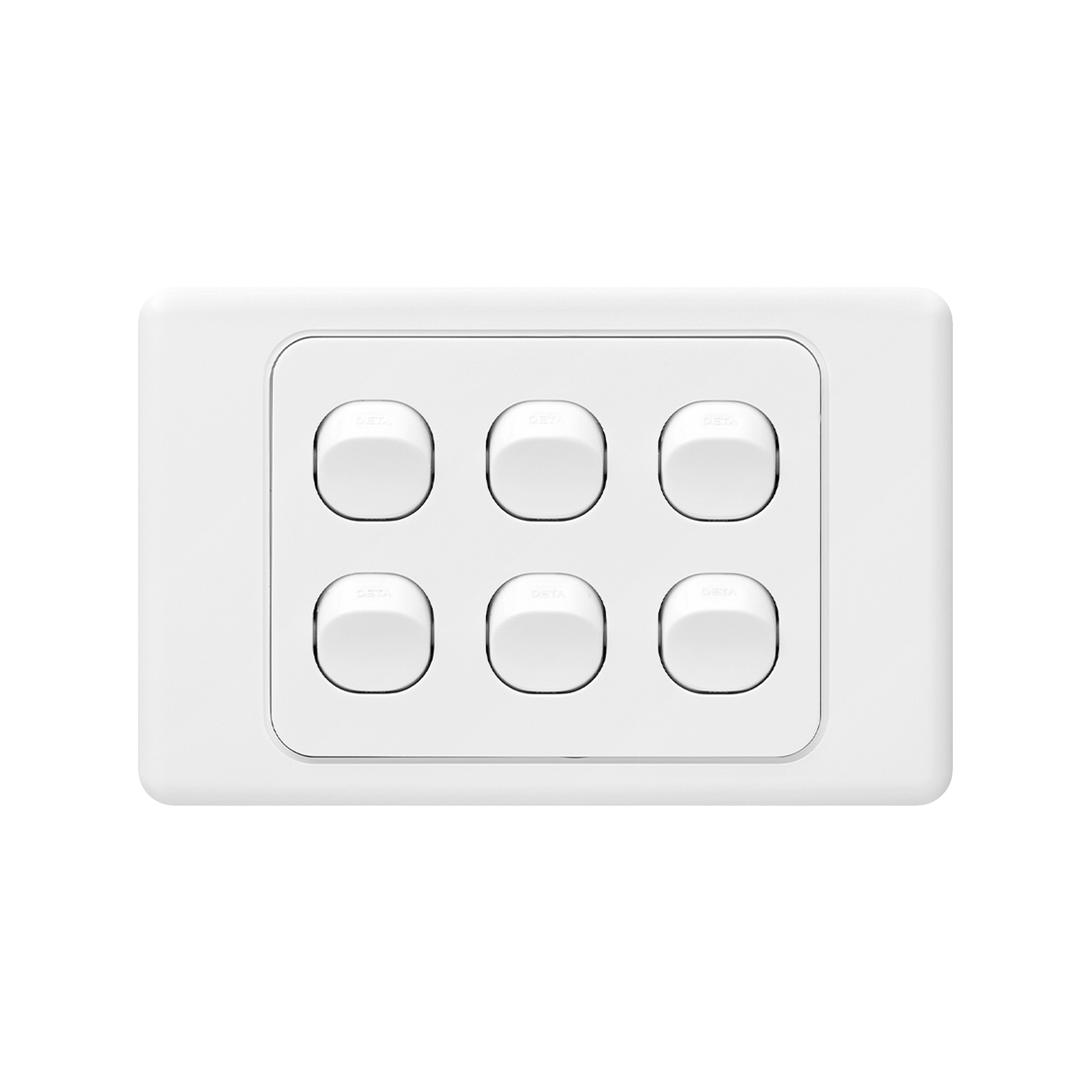DETA Six Gang Switch - Bunnings Australia