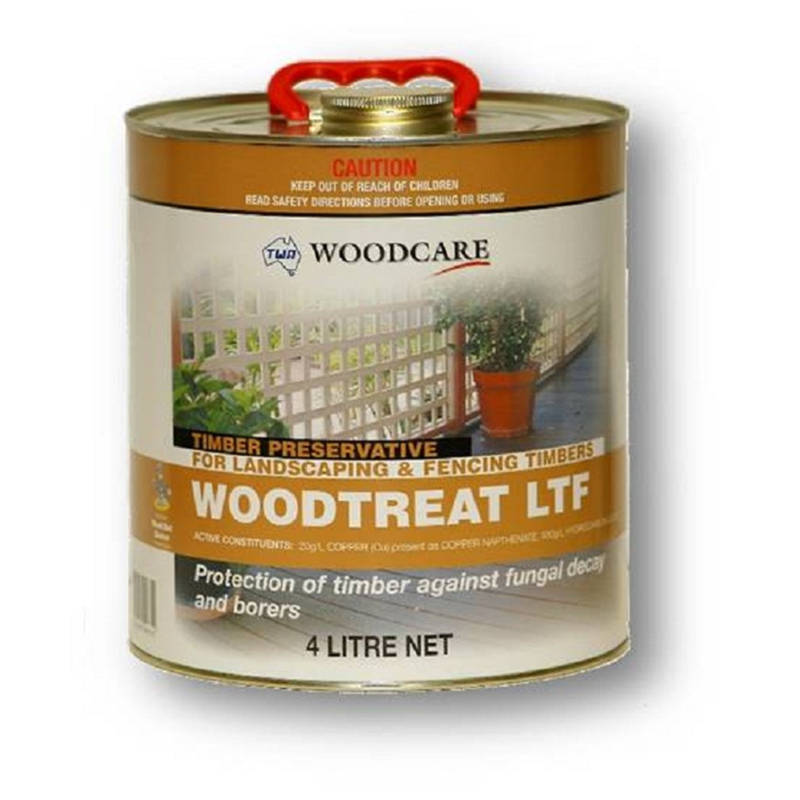 TWA Woodcare 4L Woodtreat LTF Timber Preservative - Bunnings Australia