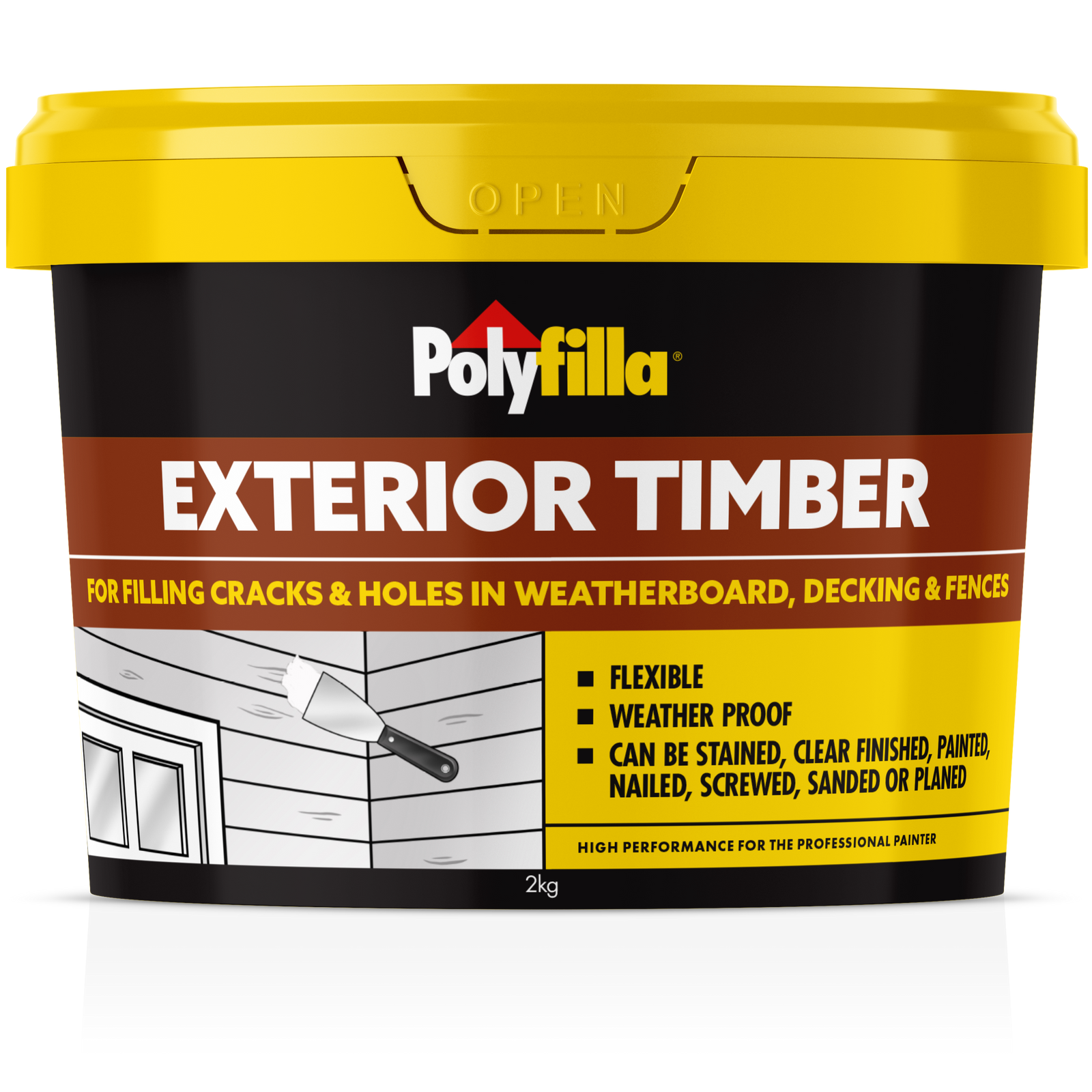 Poly 2kg Exterior Timber Filler - Bunnings Australia