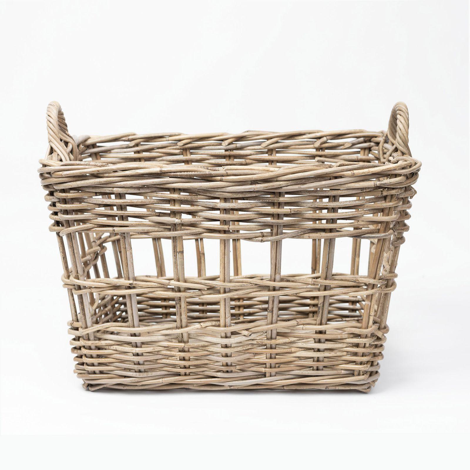 Montpelier Open Weave Rectangular Basket - Bunnings Australia