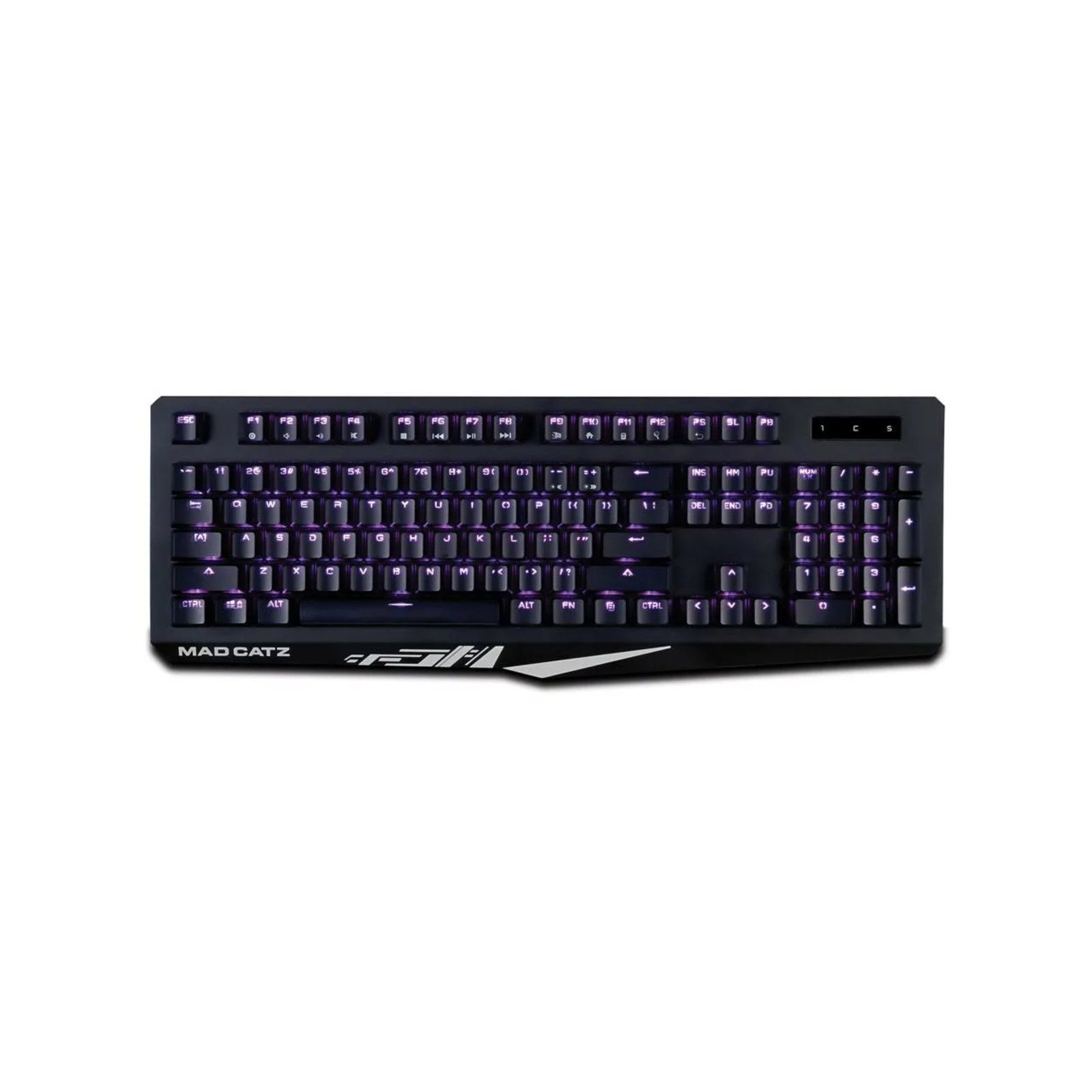 Mad Catz S.T.R.I.K.E. 4 RGB Gaming Keyboard w/Cherry MX Red Keys ...
