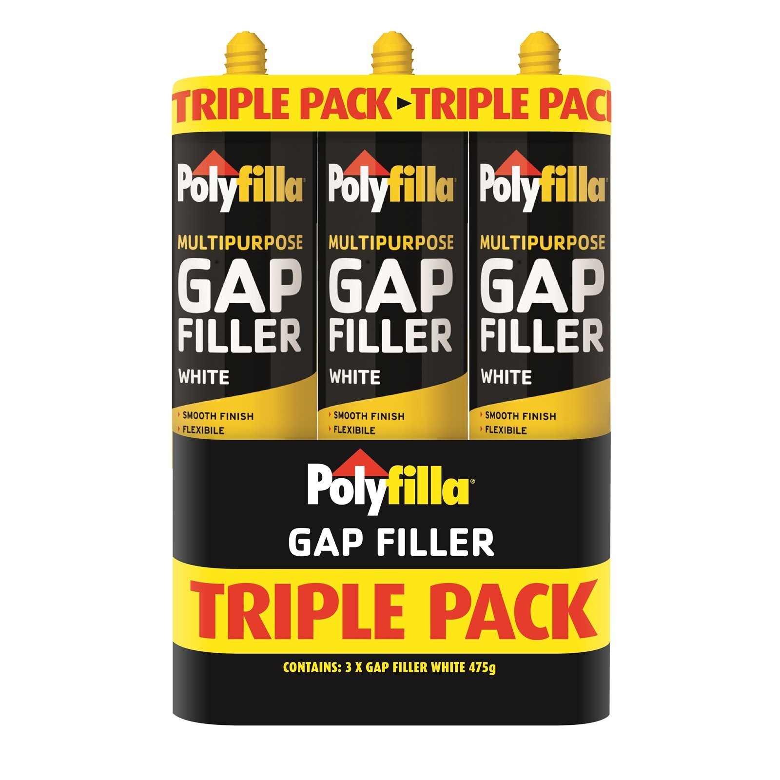 Poly 475g Gap Filler - 3 Pack - Bunnings Australia