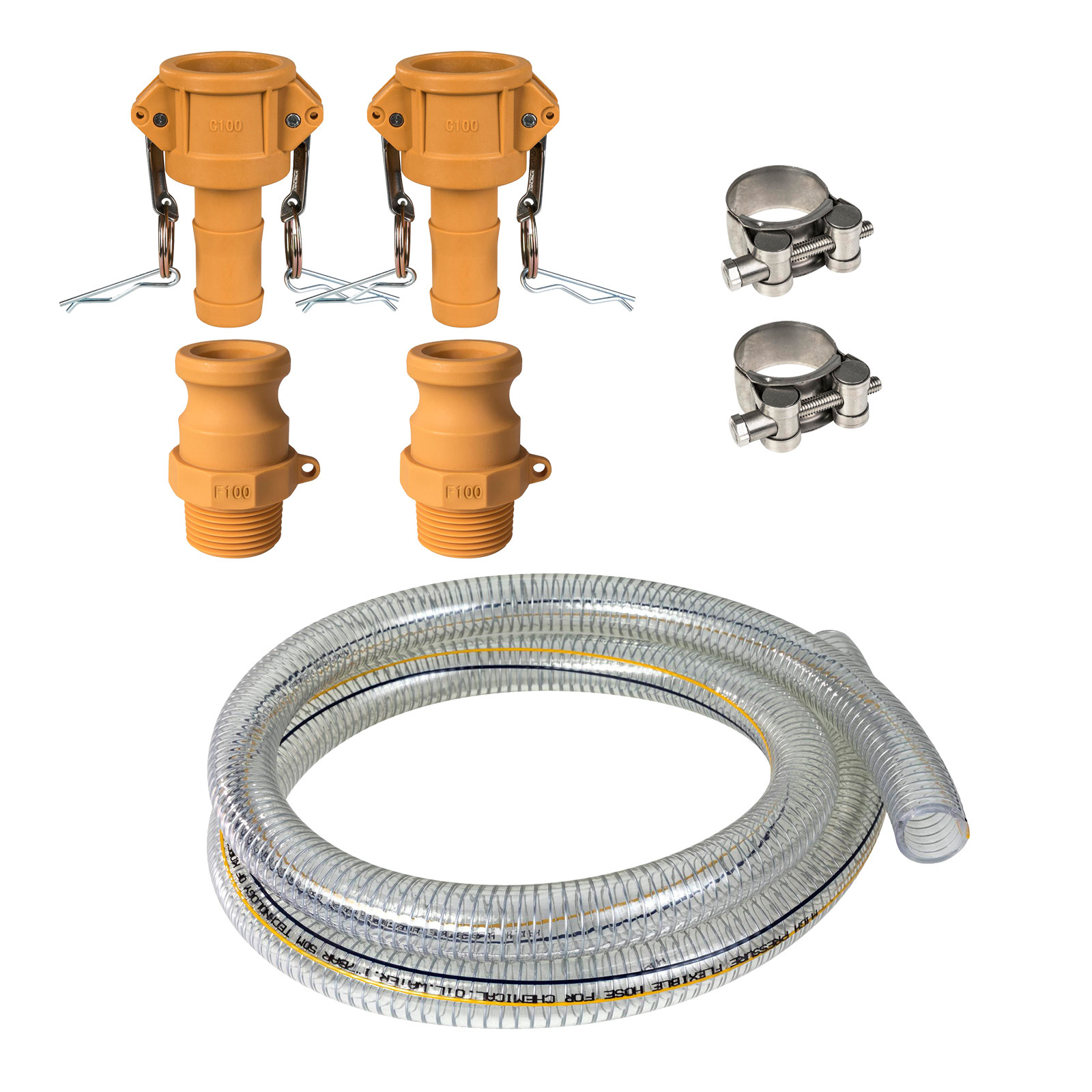 Ozito 25mm 1" Type C & F Camlock Tank to Pump Connection Kit - Bunnings ...