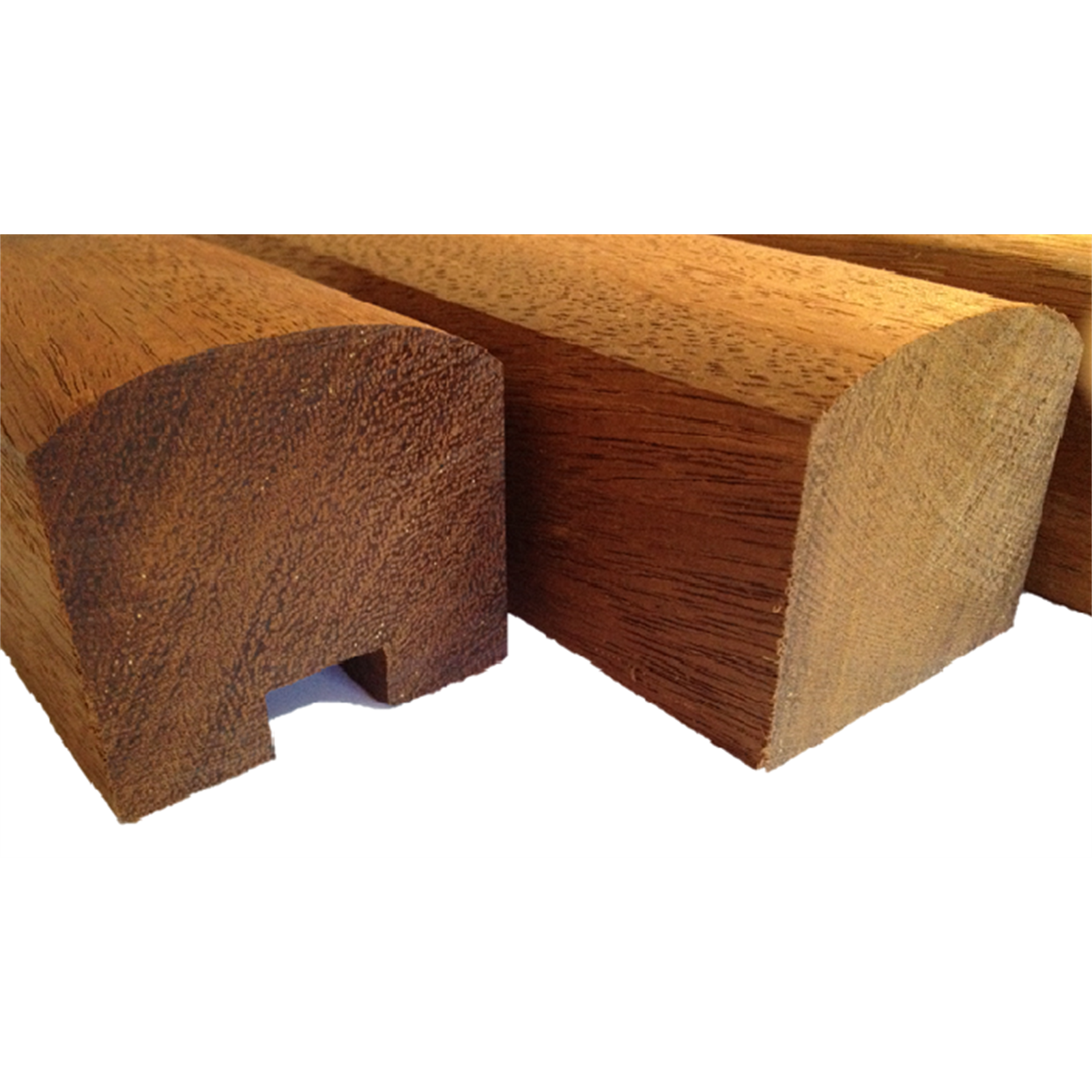 66 x 66mm L/M Baluster Handrail Merbau Bread Loaf Grooved - Bunnings ...