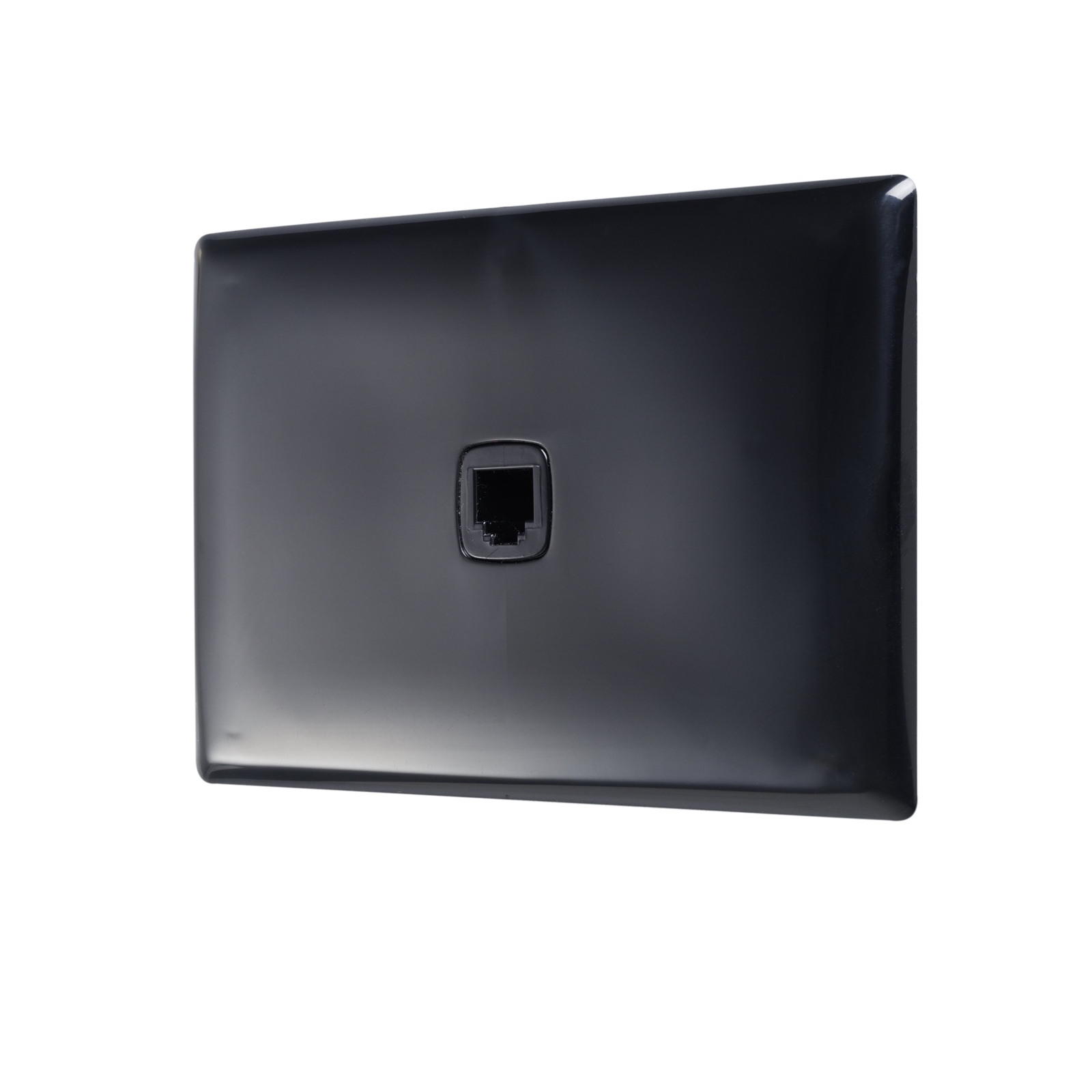 HPM Linea Black TV And Audio Single RJ 6 Pin Socket - Bunnings Australia