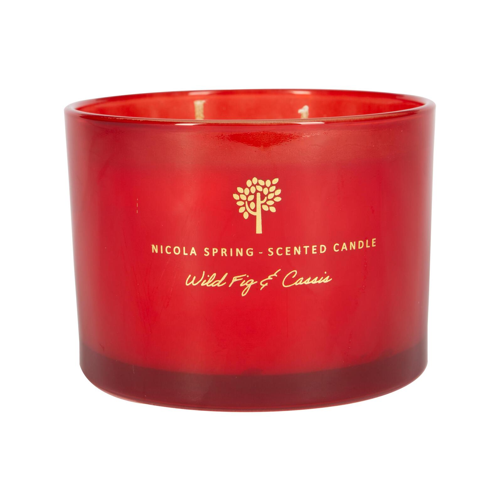 Nicola Spring Scented Soy Wax Candle - 350g - Wild Fig & Cassis ...