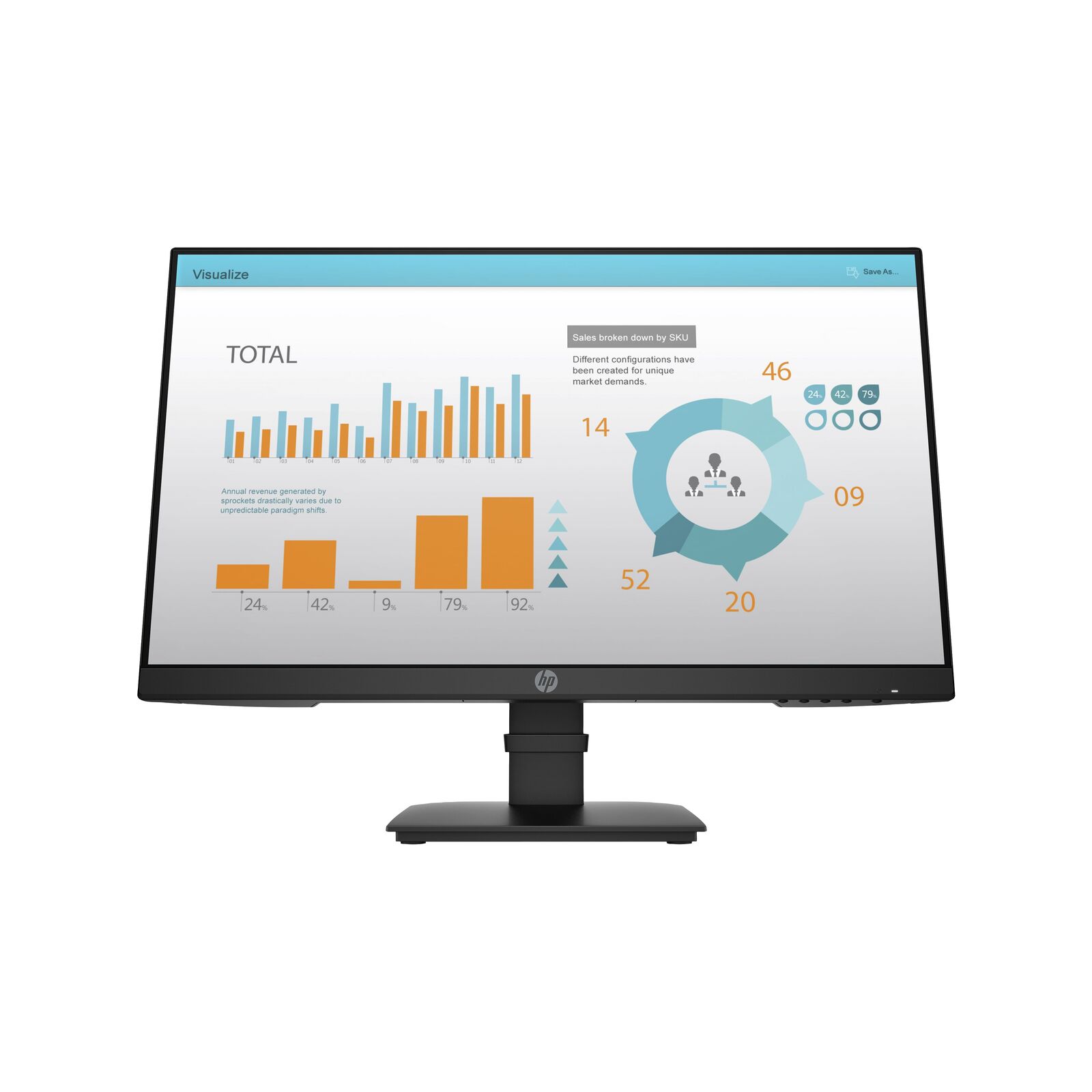 HP P24 G4 23.8" Full HD IPS Anti-Glare Monitor [1A7E5AA] - Bunnings ...
