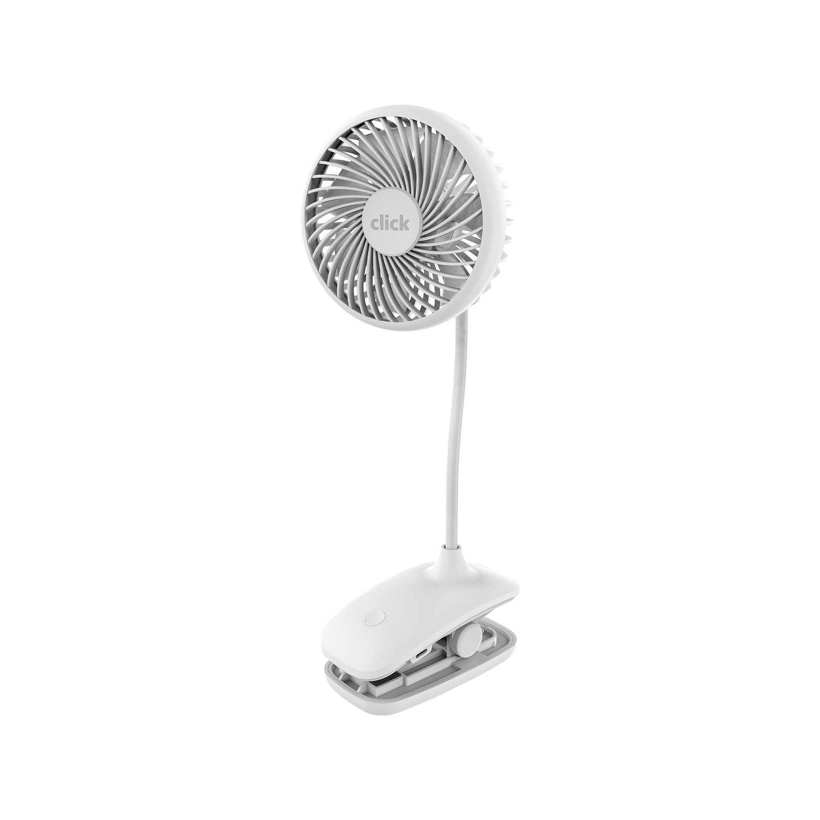 Click Rechargeable 10cm Fan White - Bunnings New Zealand