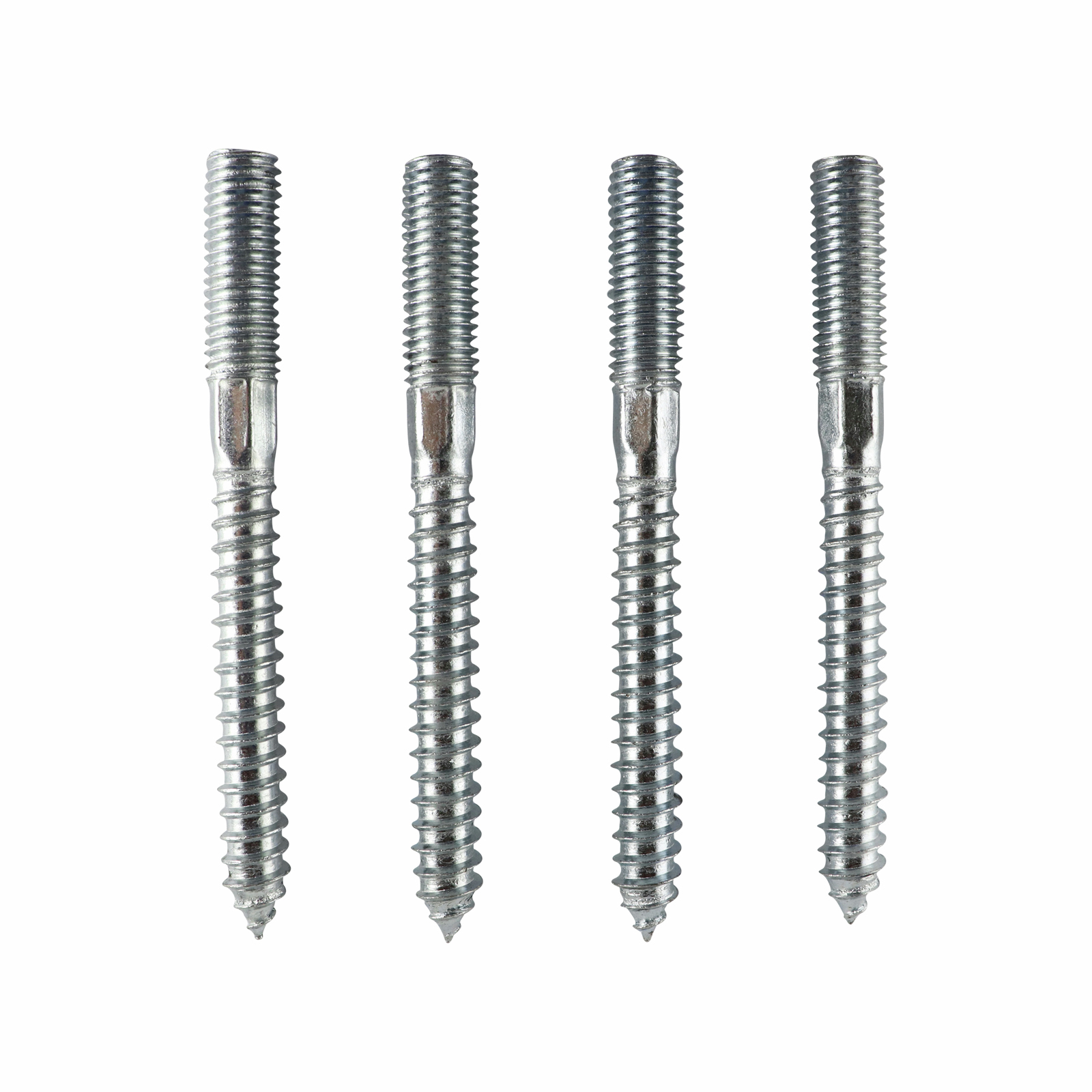 Everhang M10 x 100mm Zinc Plated Hanger Bolt - 4 Pack - Bunnings Australia