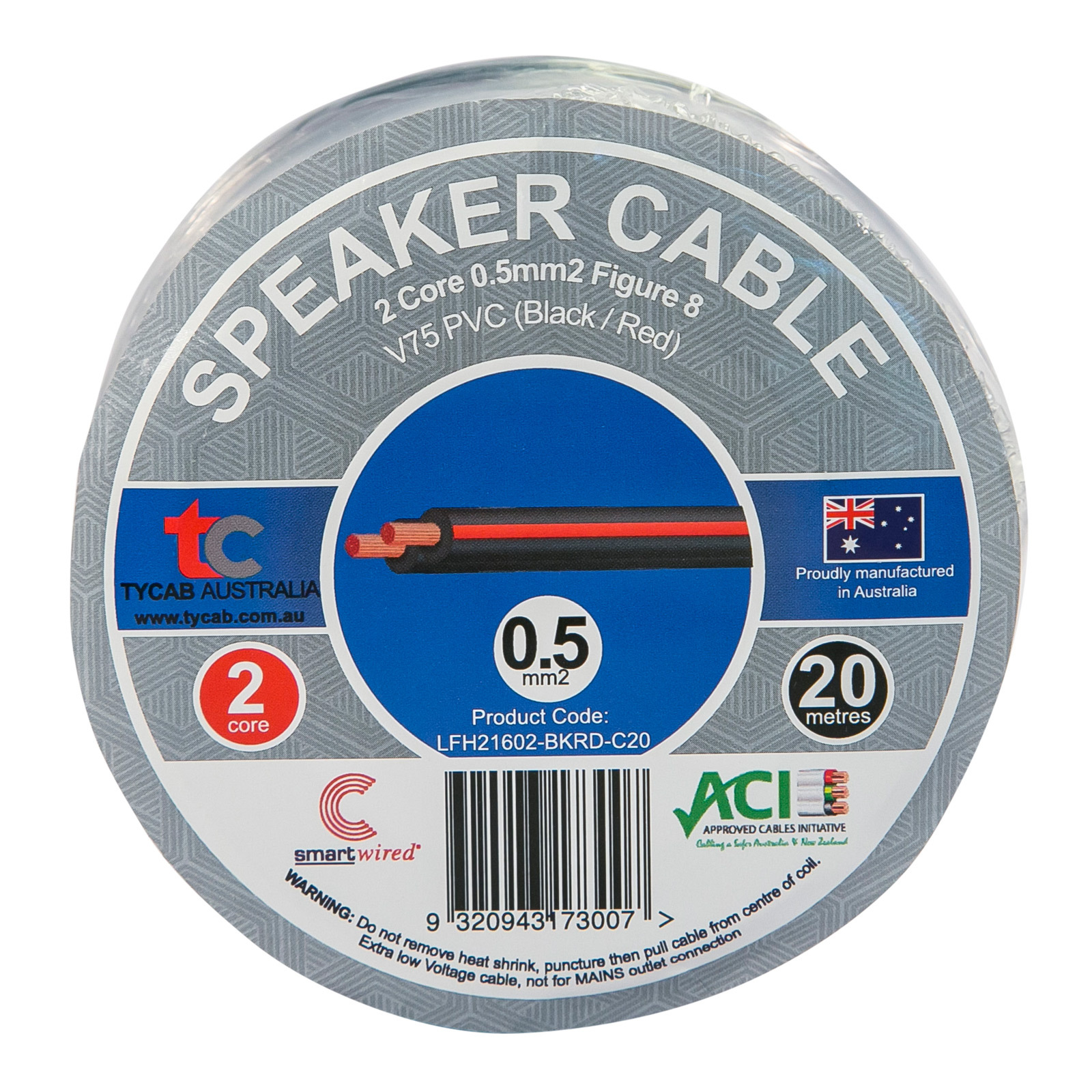 Tycab Cables 0.5mm² Black And Red Twin Flex Speaker Cable - Bunnings ...
