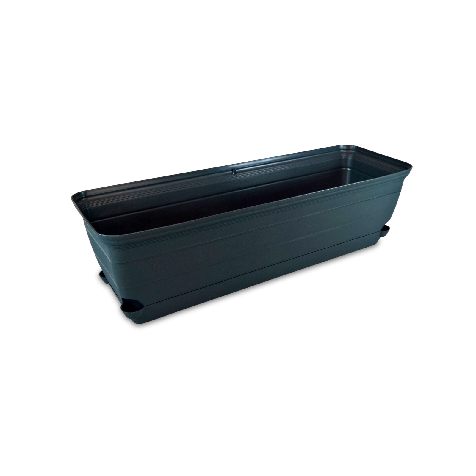 Eden 60cm Charcoal Roman Self Watering Trough Planter - Charcoal ...