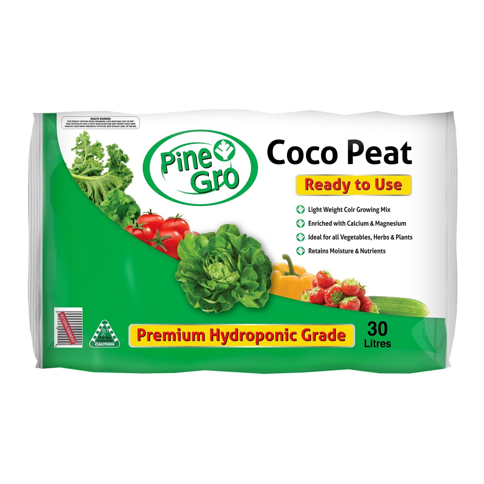 Pinegro 30L Coco Peat Ready To Use - Bunnings Australia