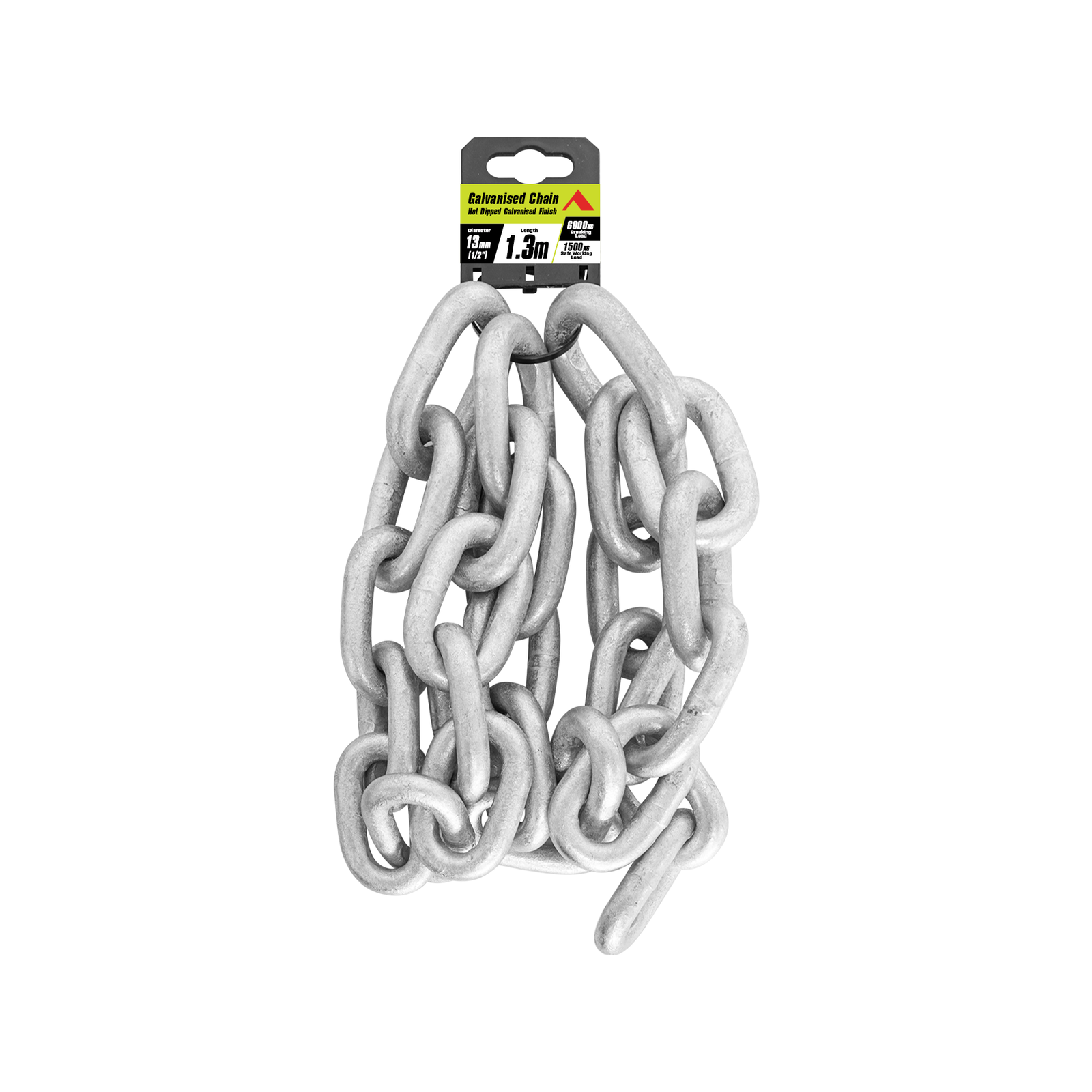 Pinnacle 13mm 1/2" x 1.3m Galvanised Chain - Bunnings Australia